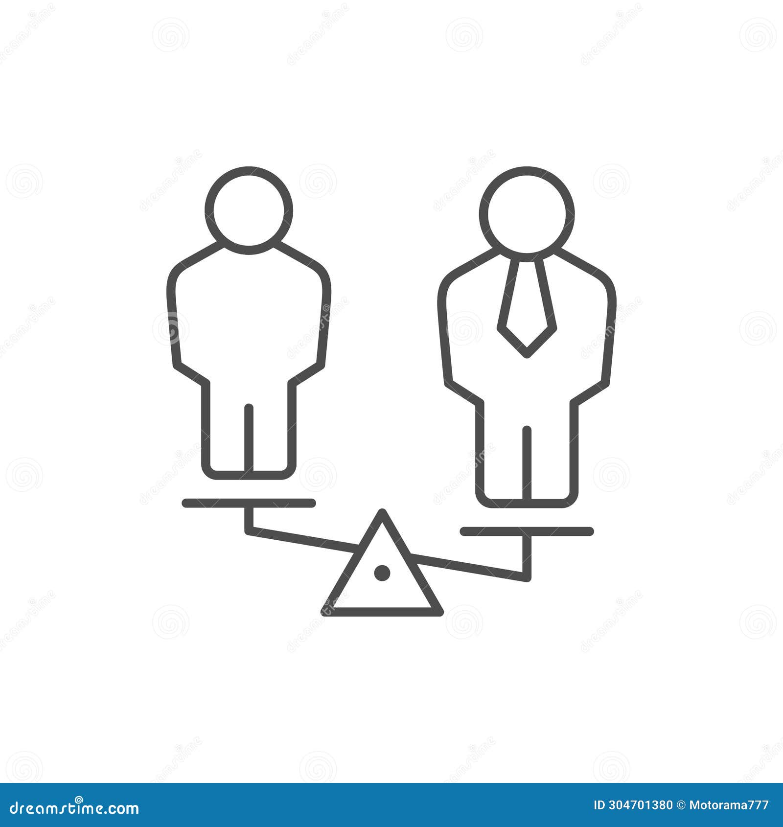 Comparison Line Vector Icons And Signs. Contrast, Differentiate, Relate ...