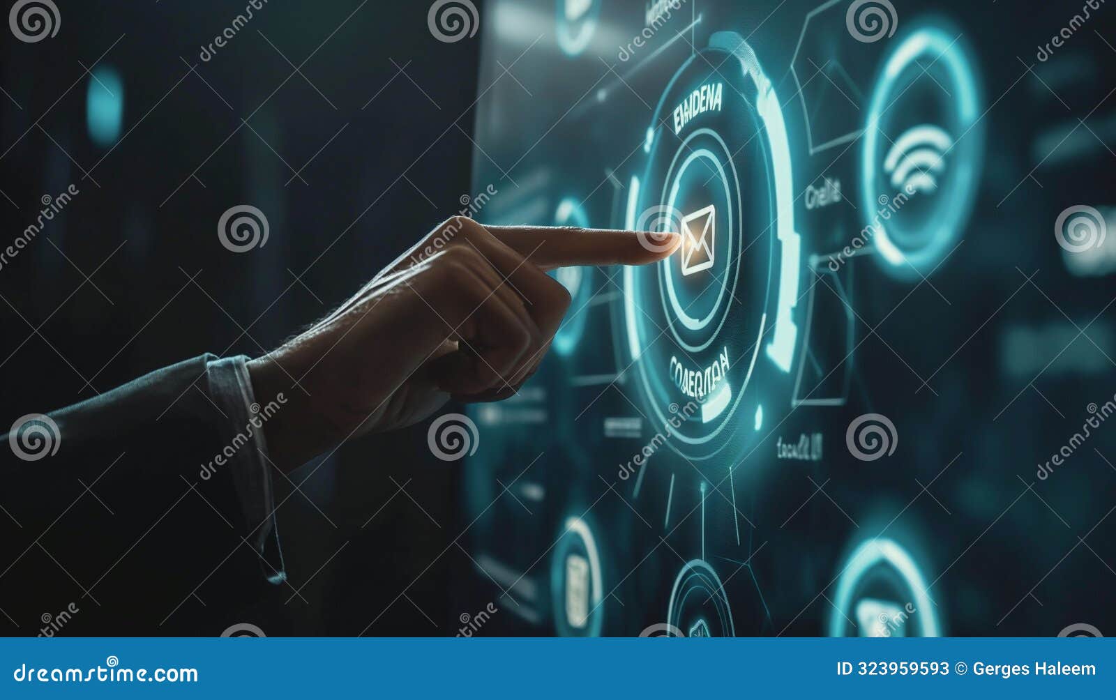 A Persons Finger Tapping The Analyze Button On A Health App Which Uses ...