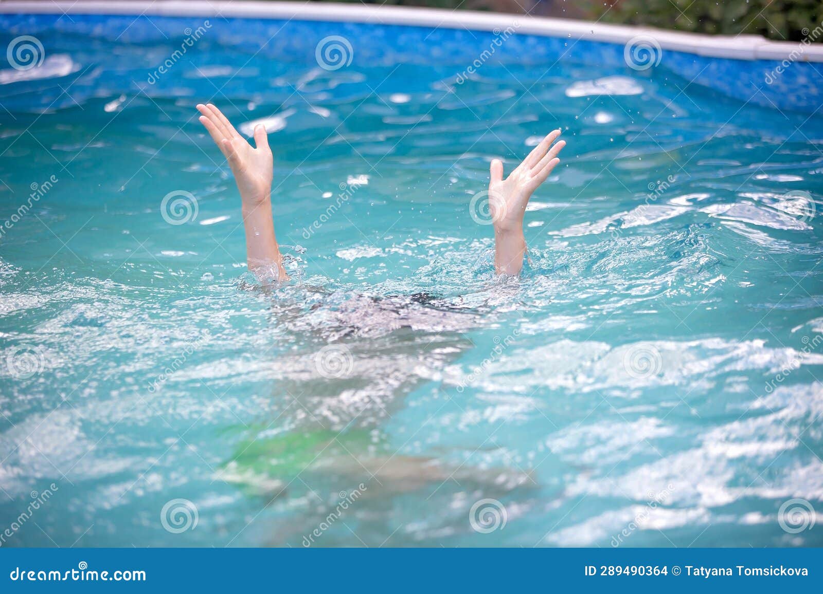 Persons Hand Over the Water, Asking for Help, Person Drowning Stock ...