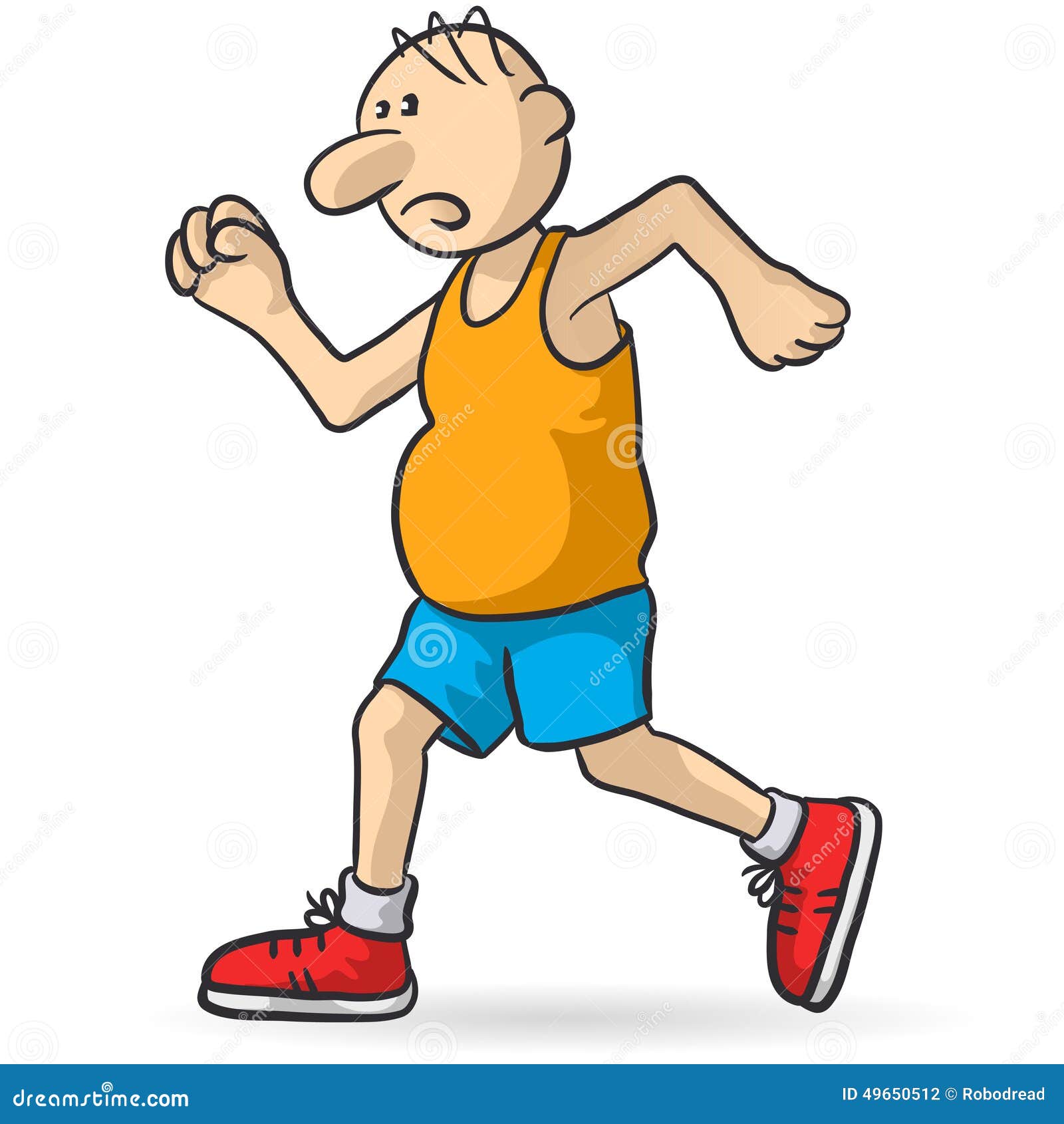 Persoon het lopen vector illustratie. Illustration of zeer - 49650512