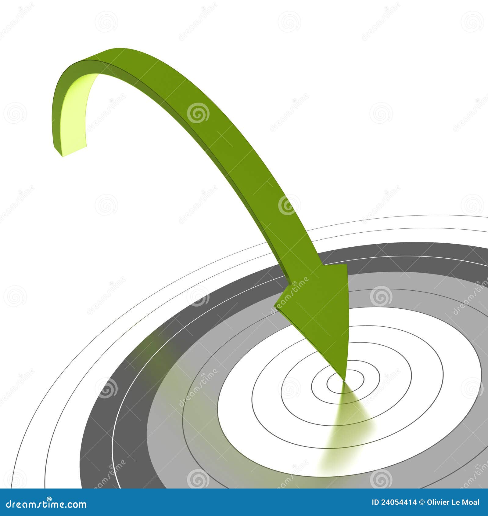 Persoonlijke doelstelling stock illustratie. Illustration of klap ...