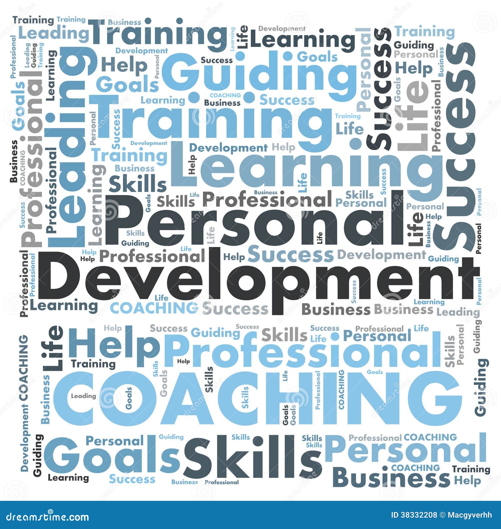 Persoonlijke ontwikkeling stock illustratie. Illustration of ...