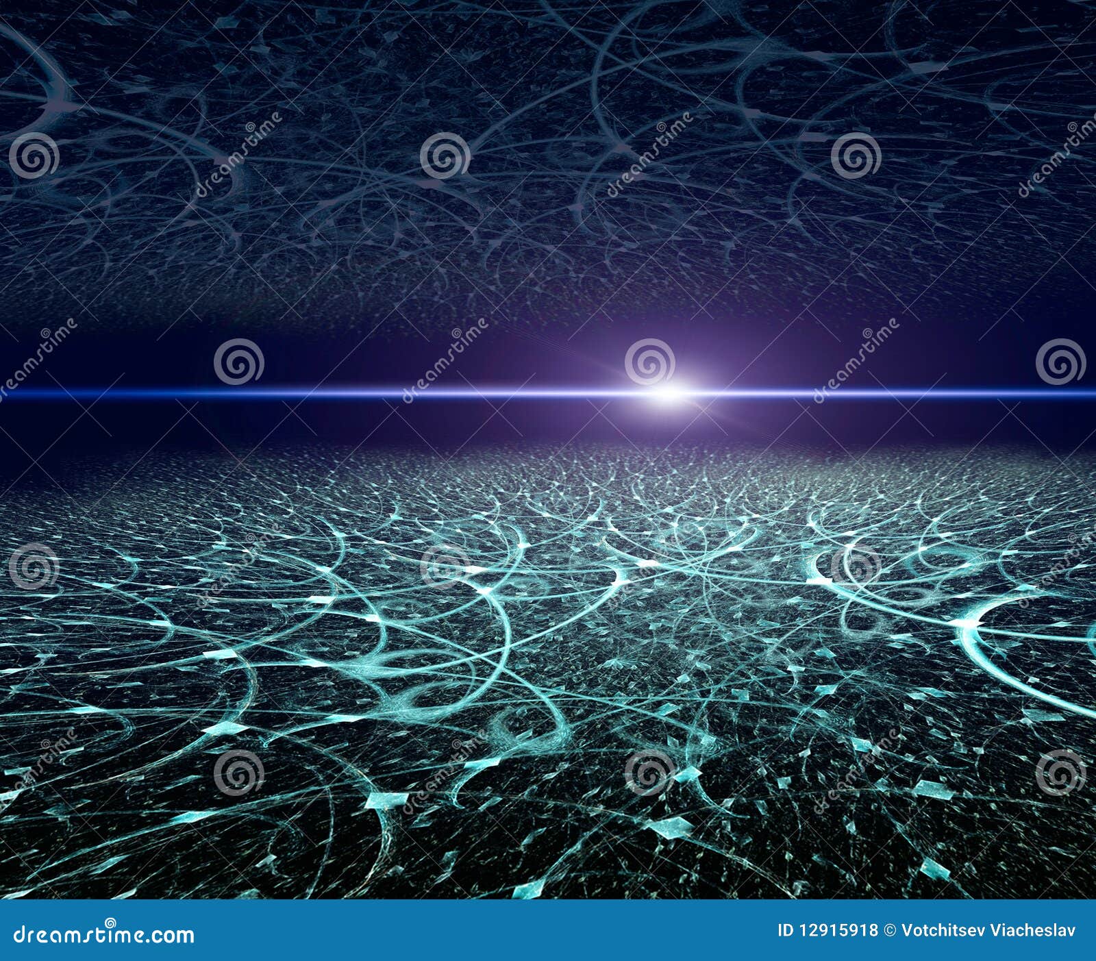 Perspective Of Abstract Blue Gradient Hexagonal Background, Hexagon ...