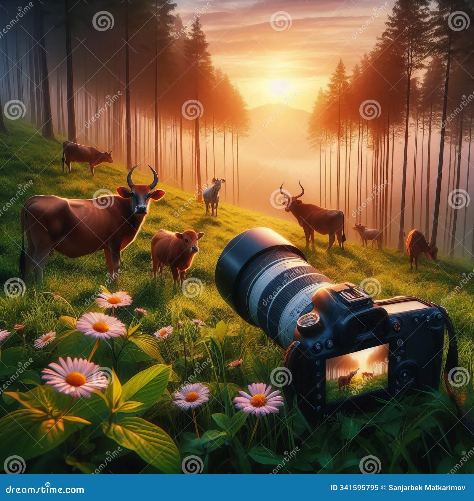 Perspective Angle Photograph or Render the Animal from Different Stock ...