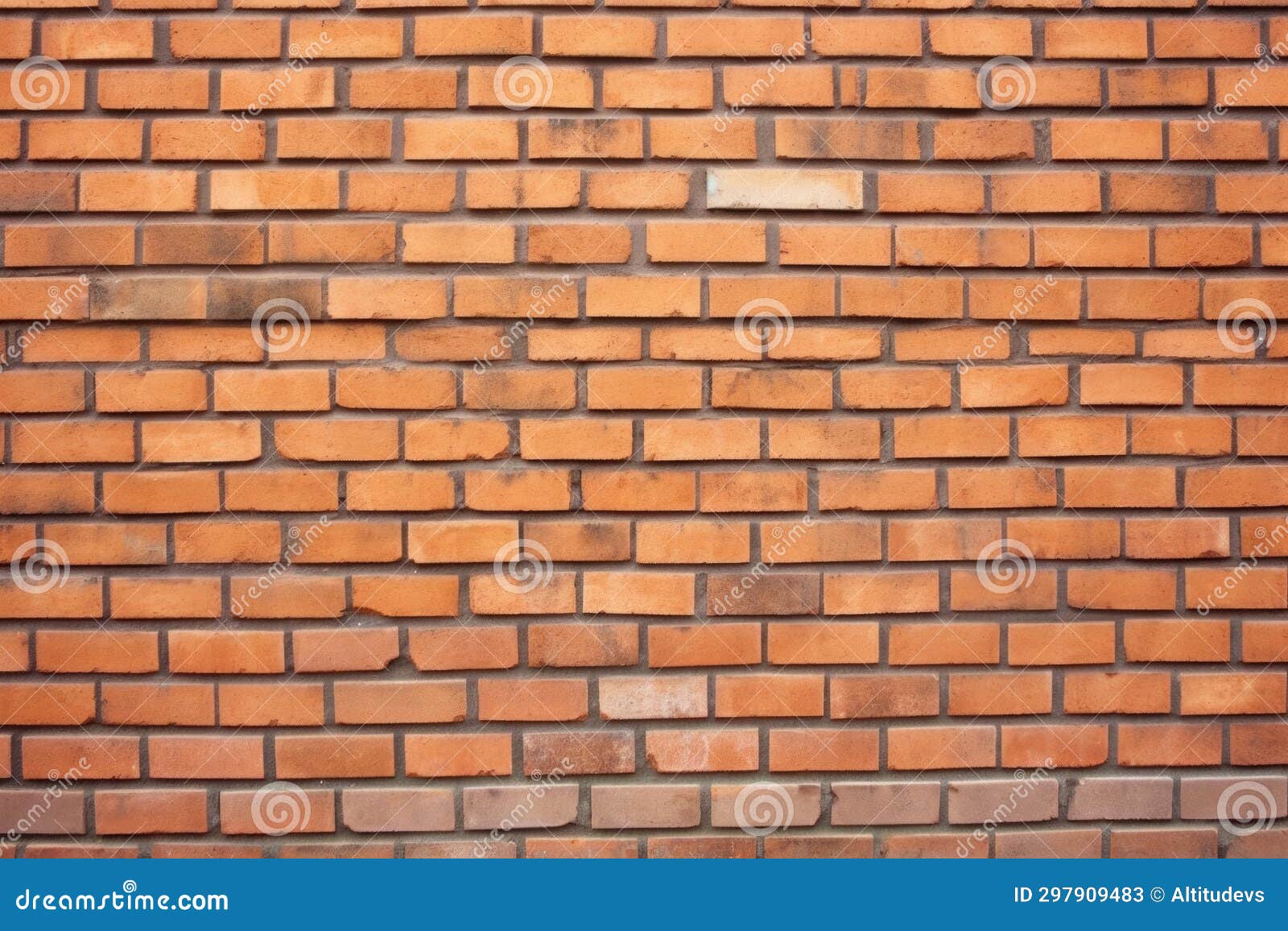 Perspective Angle Shot of a Brick Wall Stock Image - Image of pattern ...
