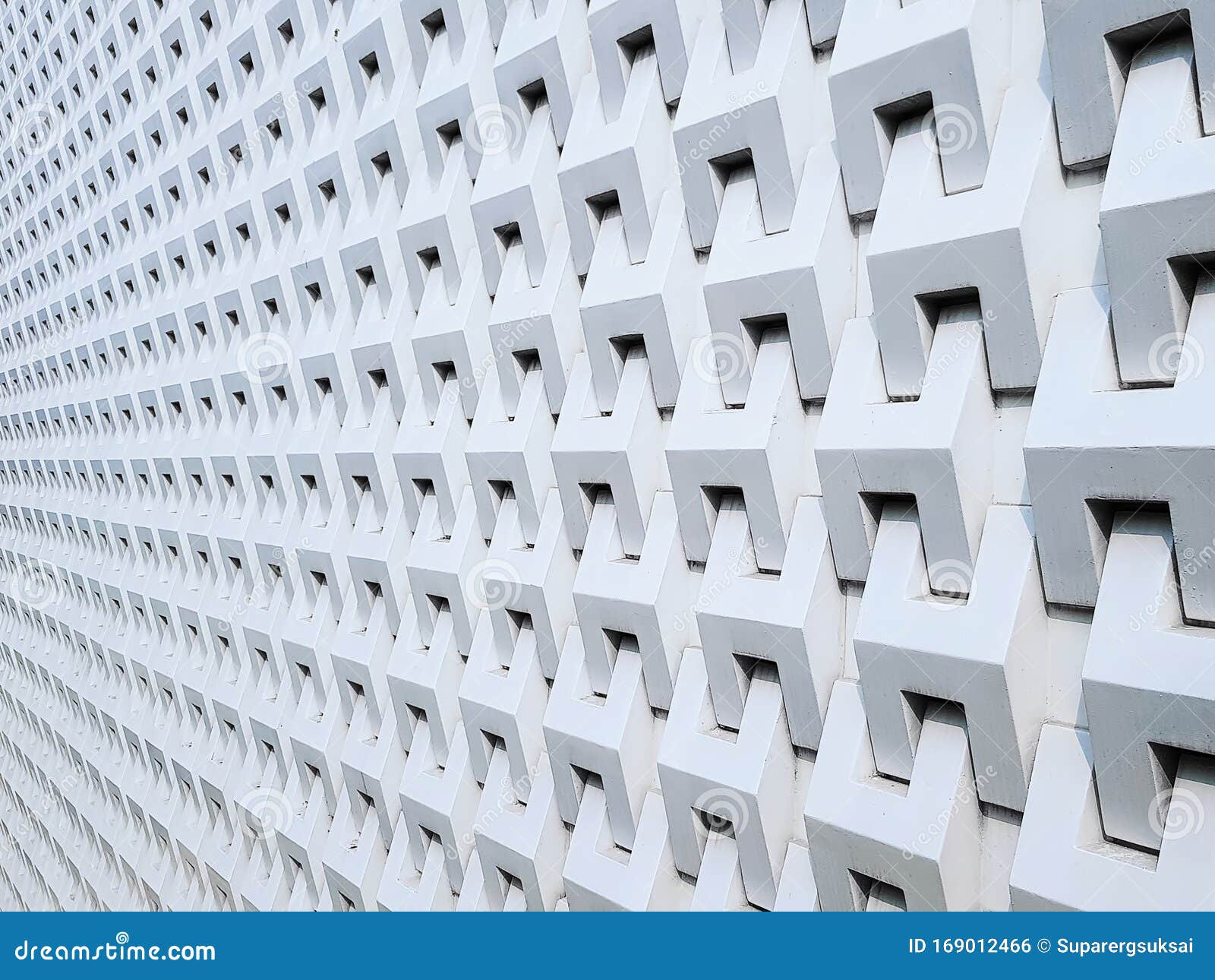 Perspective Background of White Building Exterior Patterns Stock Photo ...