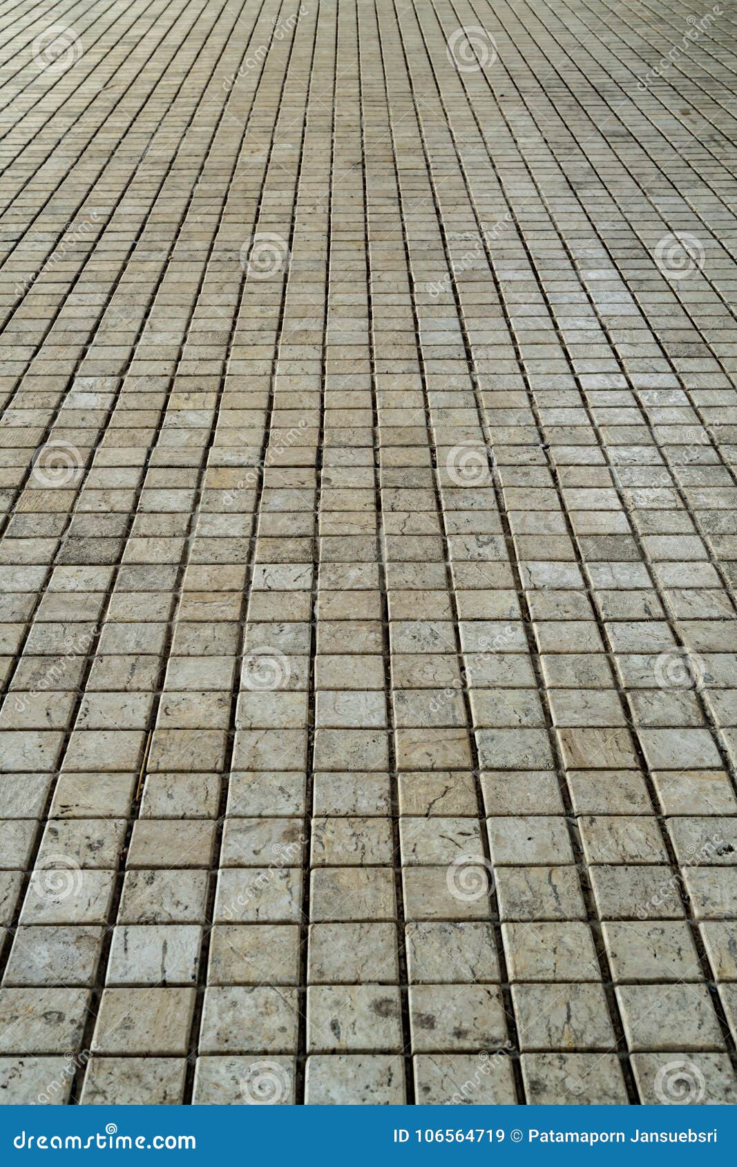 Perspective tiles floor stock image. Image of street - 106564719