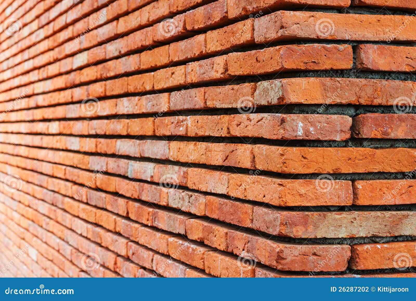 Perspective Brick wall stock photo. Image of infinity - 26287202
