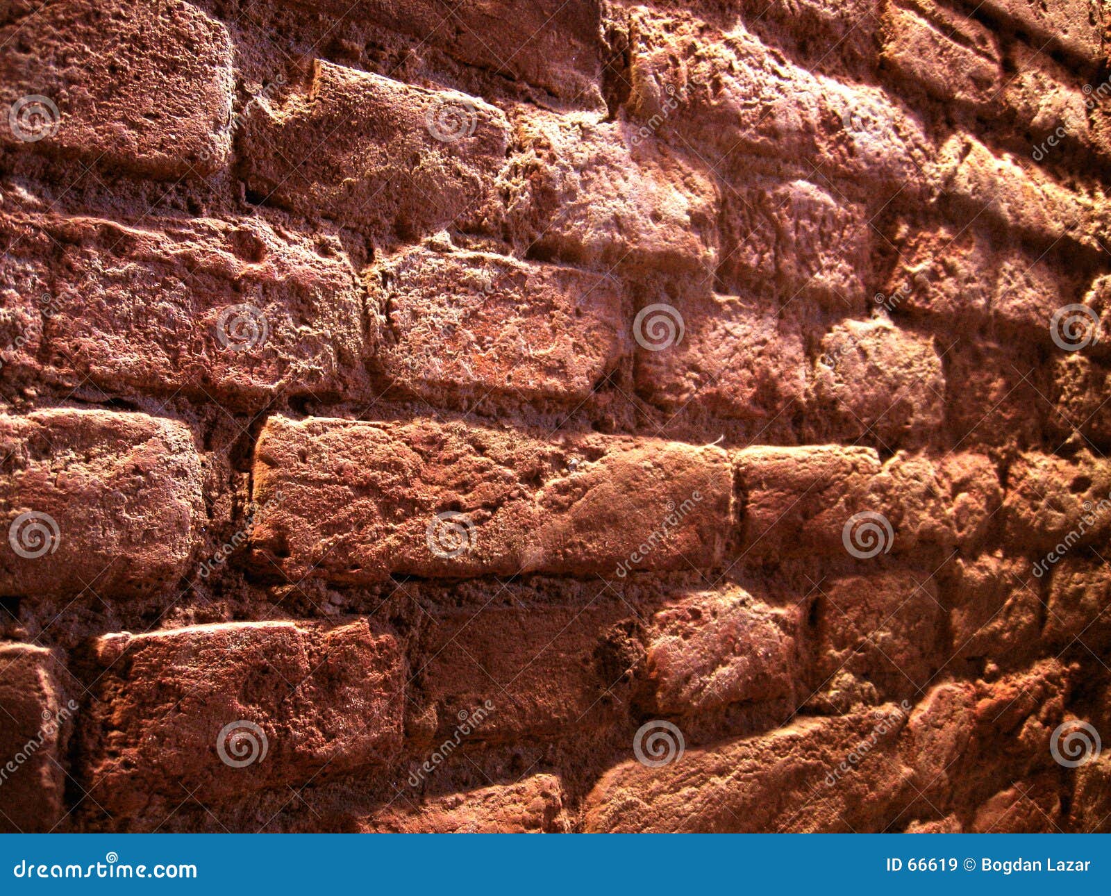 Perspective brick wall stock image. Image of room, construction - 66619