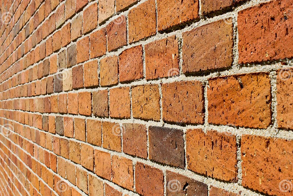 Perspective of a Brick Wall Stock Photo - Image of antique, brickwork ...