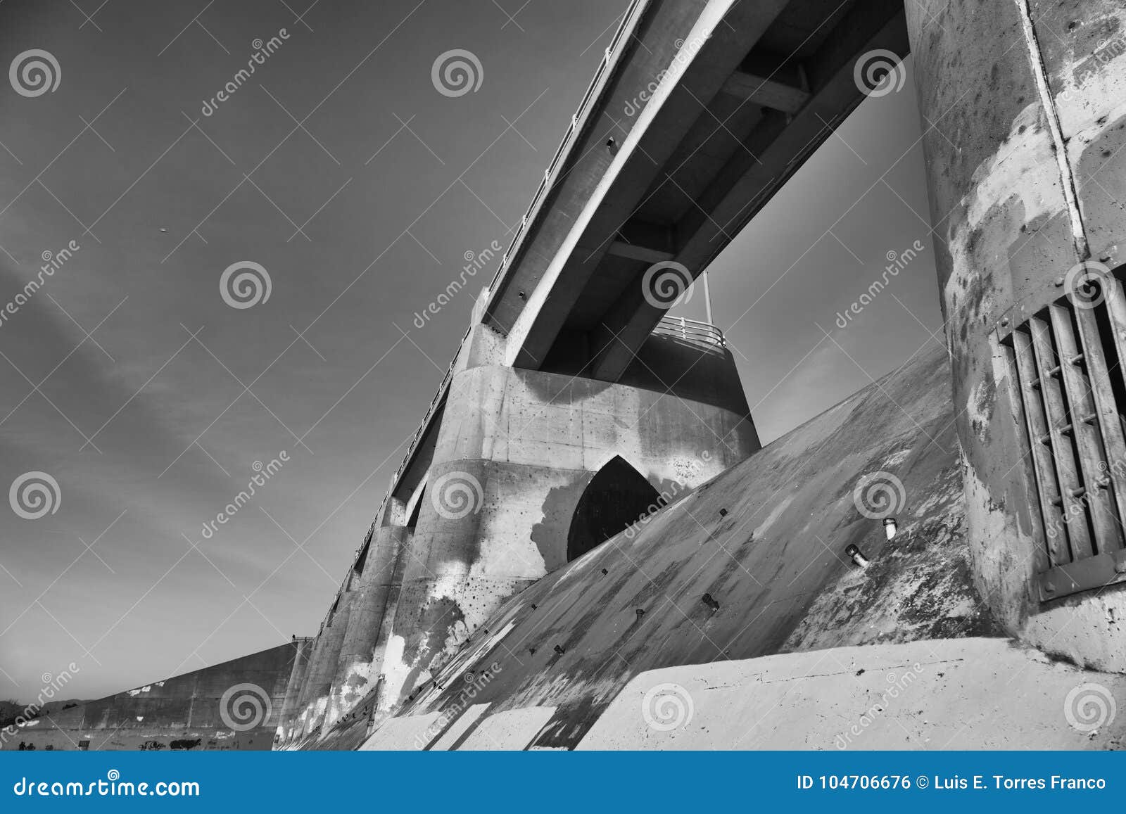 The Bridge Perspective stock photo. Image of urban, scene - 104706676