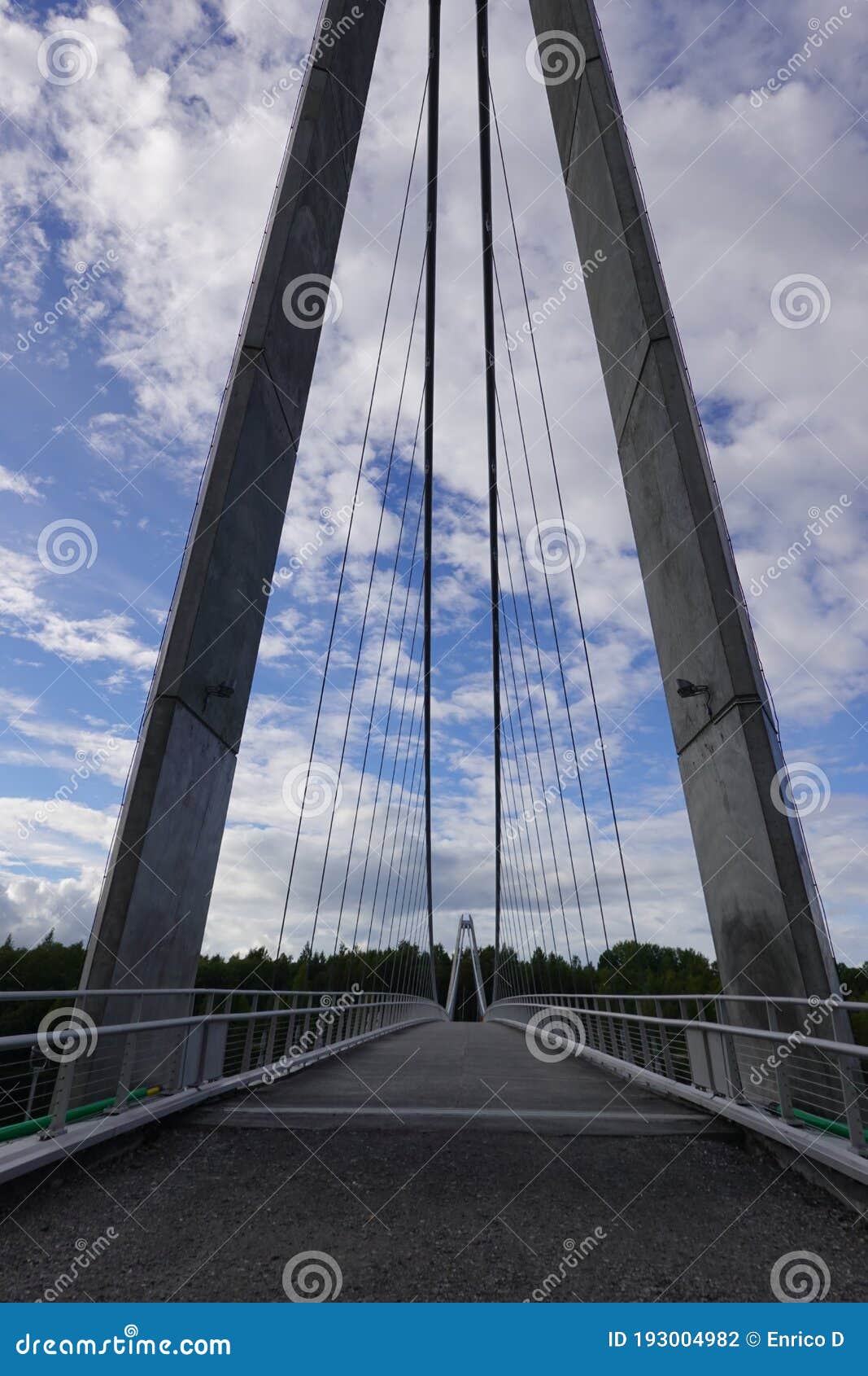 Perspective with a bridge stock photo. Image of concrete - 193004982