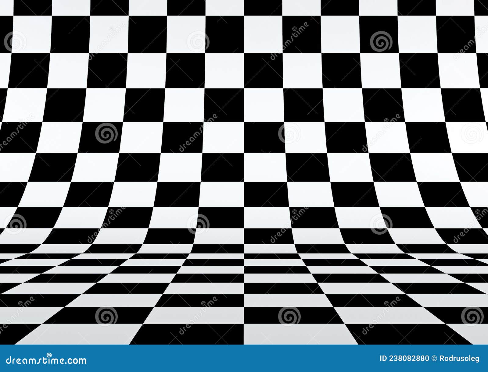 Perspective Checkered Square Background Stock Illustration ...