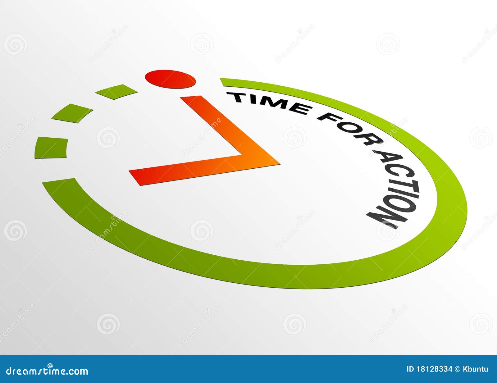 Perspective Clock stock illustration. Illustration of inspiration ...