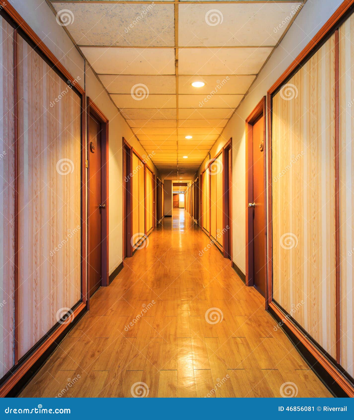 Perspective of the Corridor Stock Image - Image of hallway, cave: 46856081