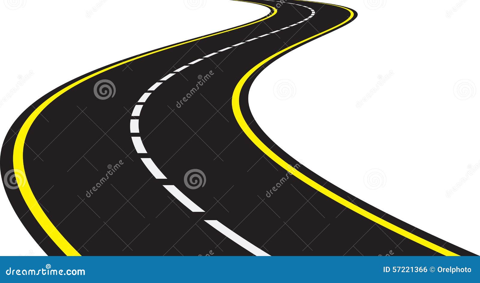 Curved Road Vector