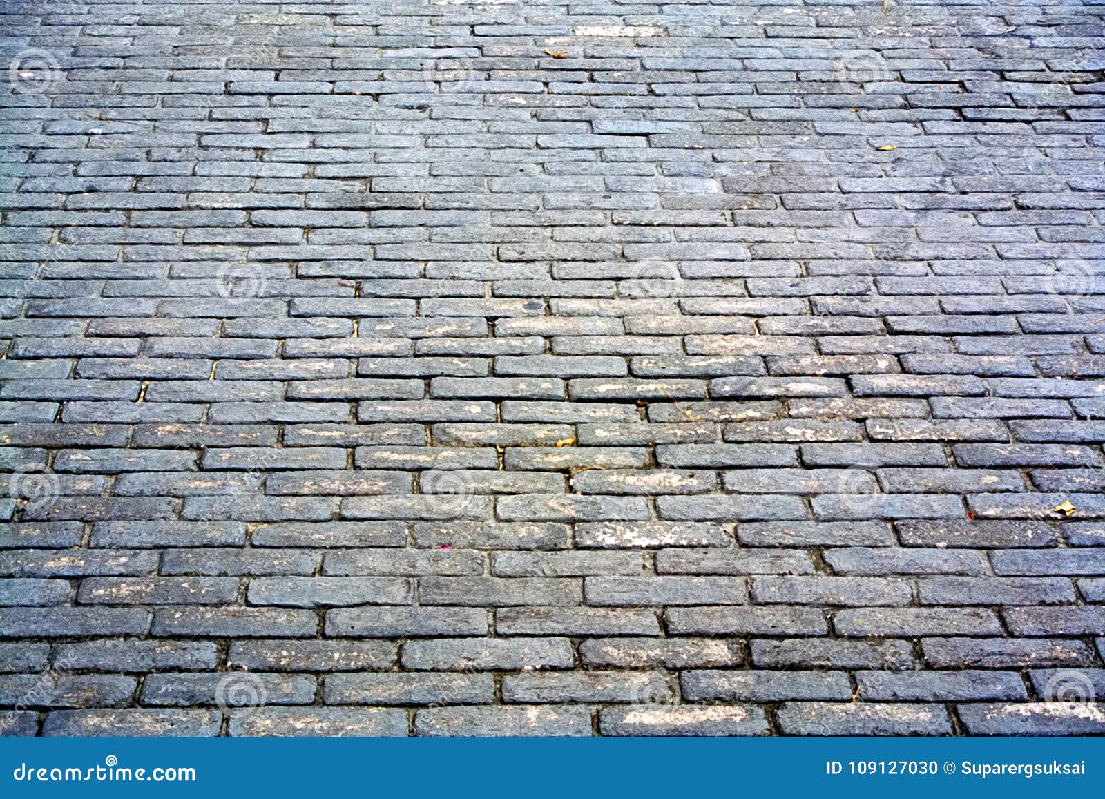 Perspective Decorative Blocks of Brick Pavement Floor Stock Photo ...