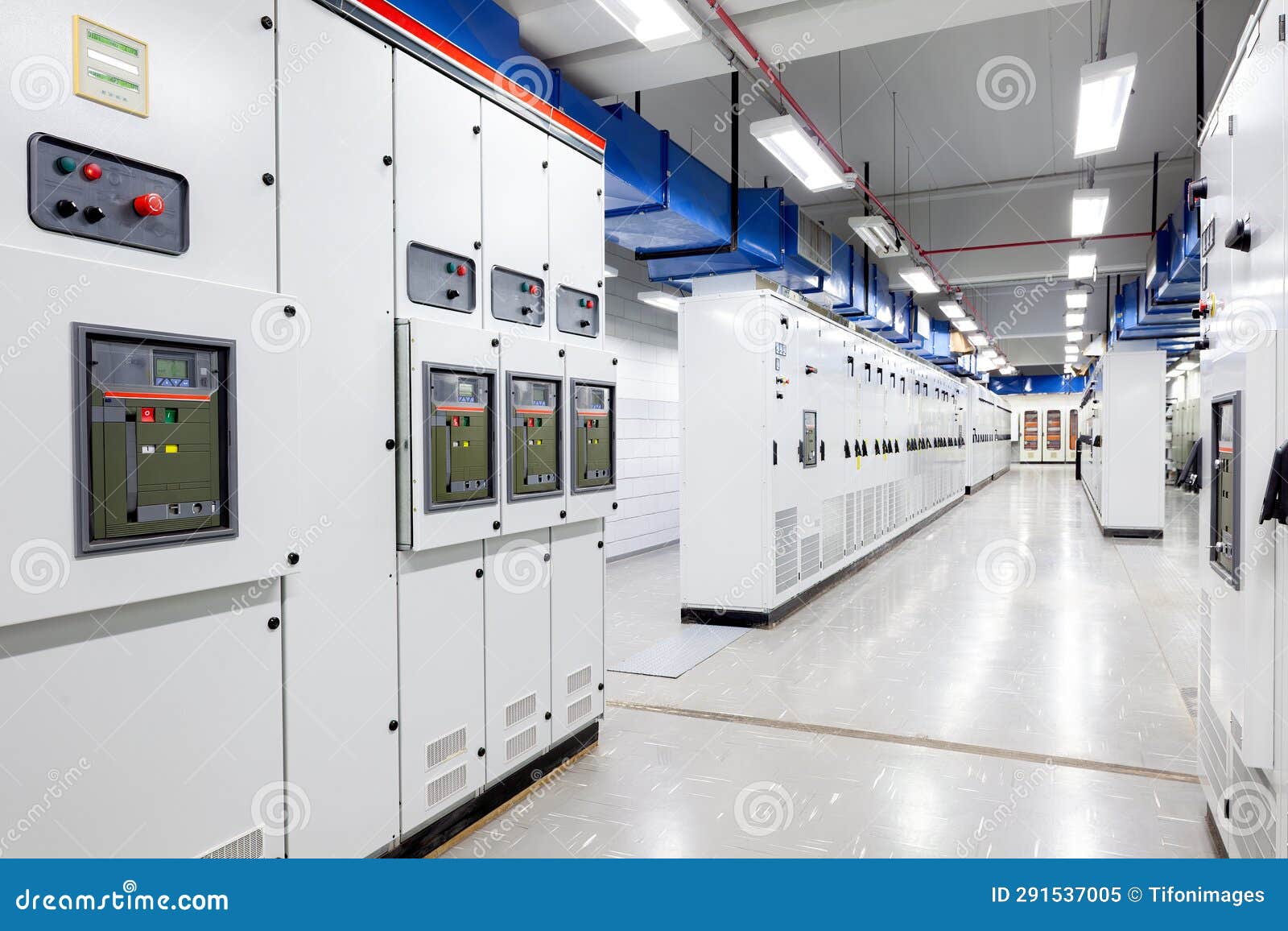 Electrical Switchgear. Industrial Electrical Switch Panel. Electric ...