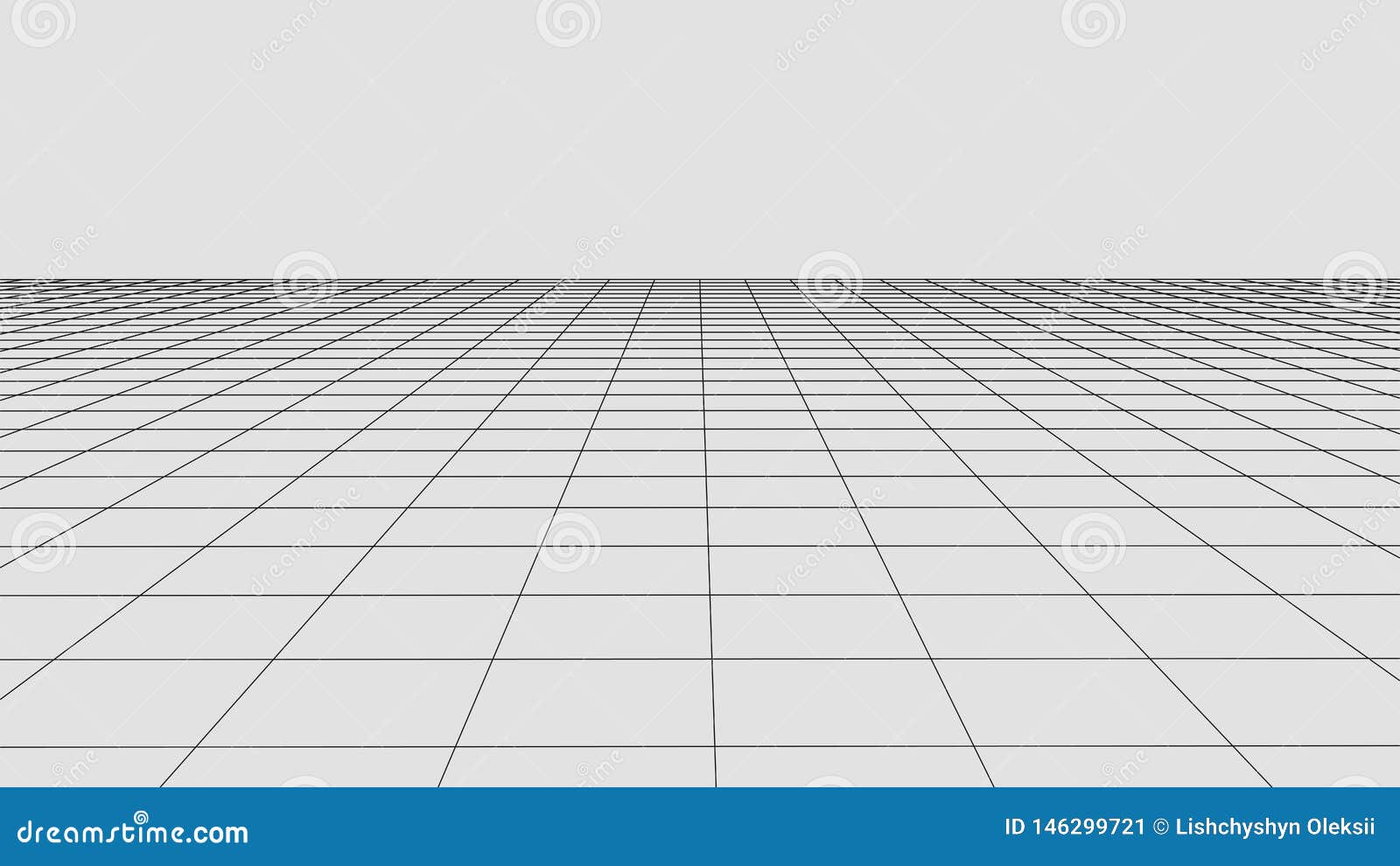 Perspective Grid Background. Abstract Vector Wireframe Landscape ...