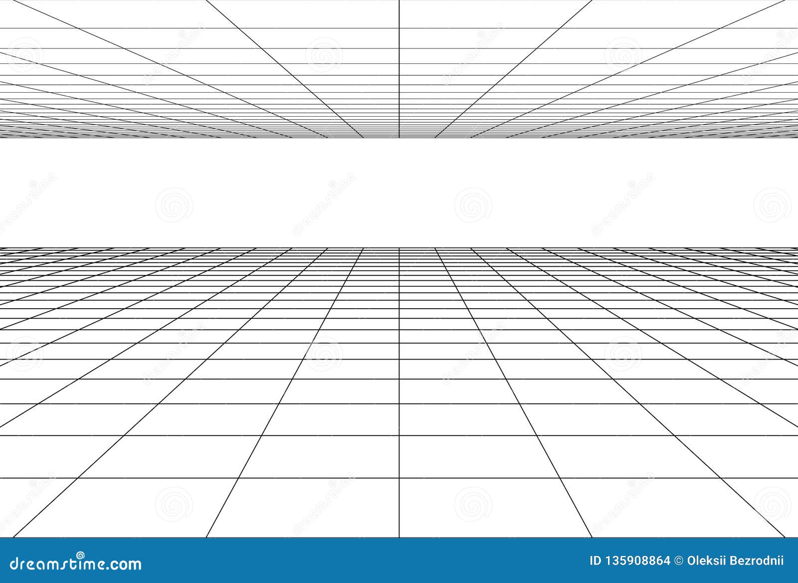 Perspective Grid Floor Background Stock Vector - Illustration of vector ...