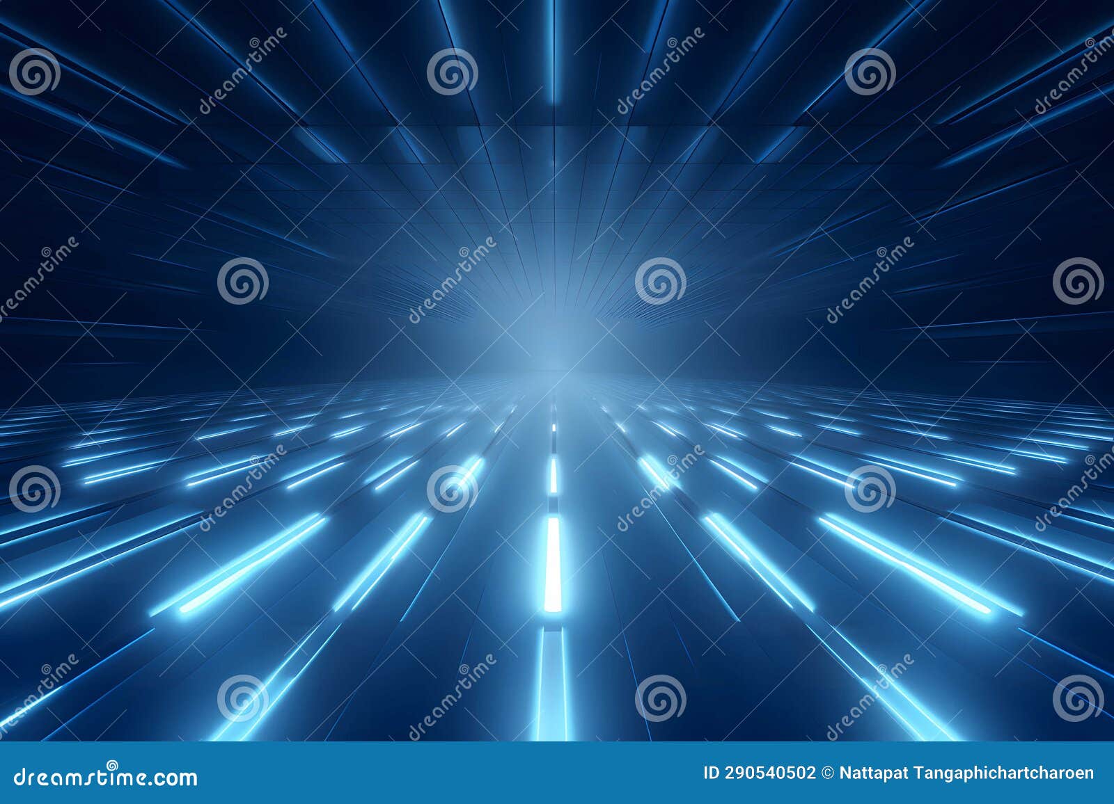 Perspective Grid Line Up and Down Radial Lighting Effect, Generated AI ...