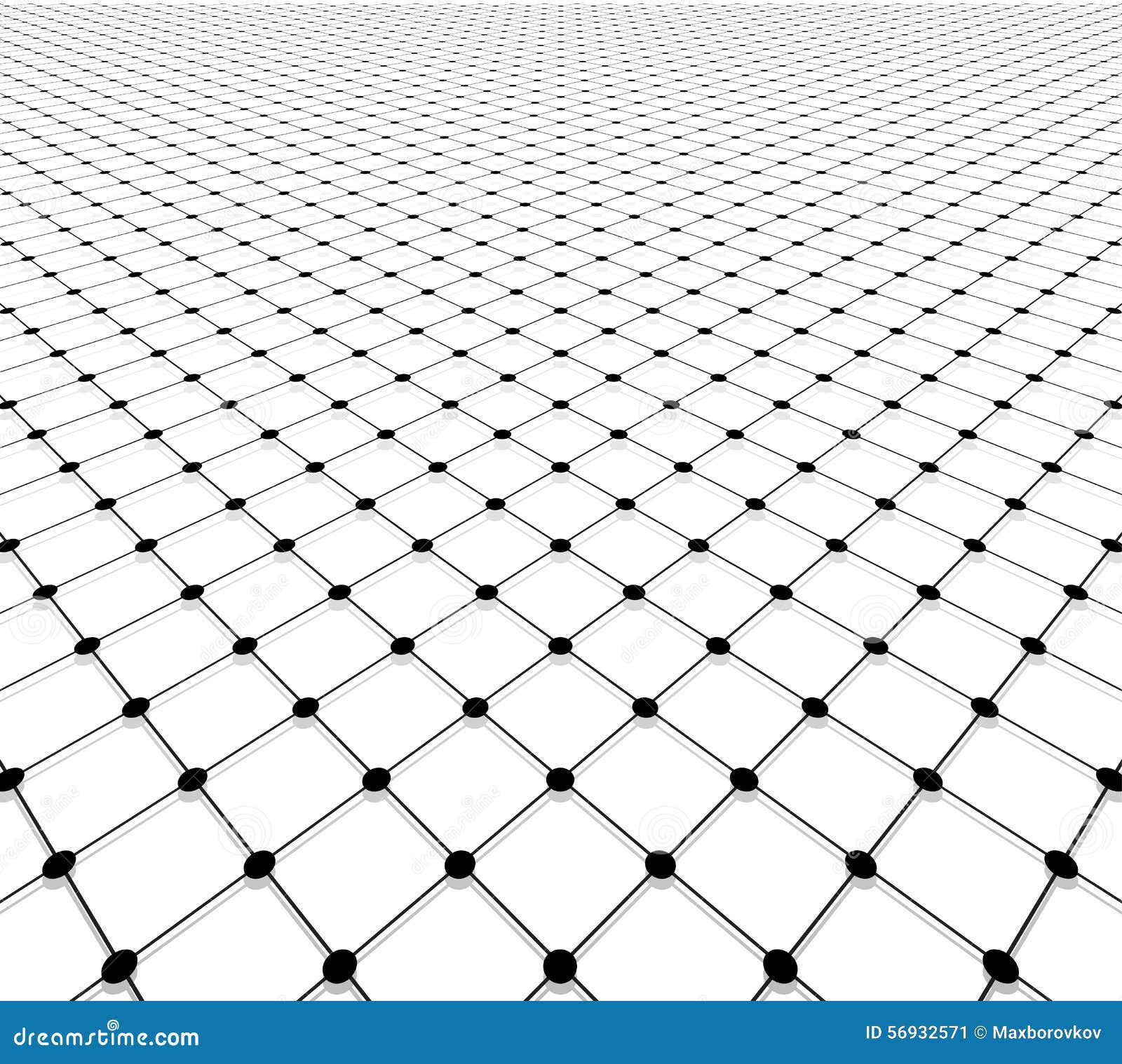 Perspective grid surface stock vector. Illustration of decorative ...