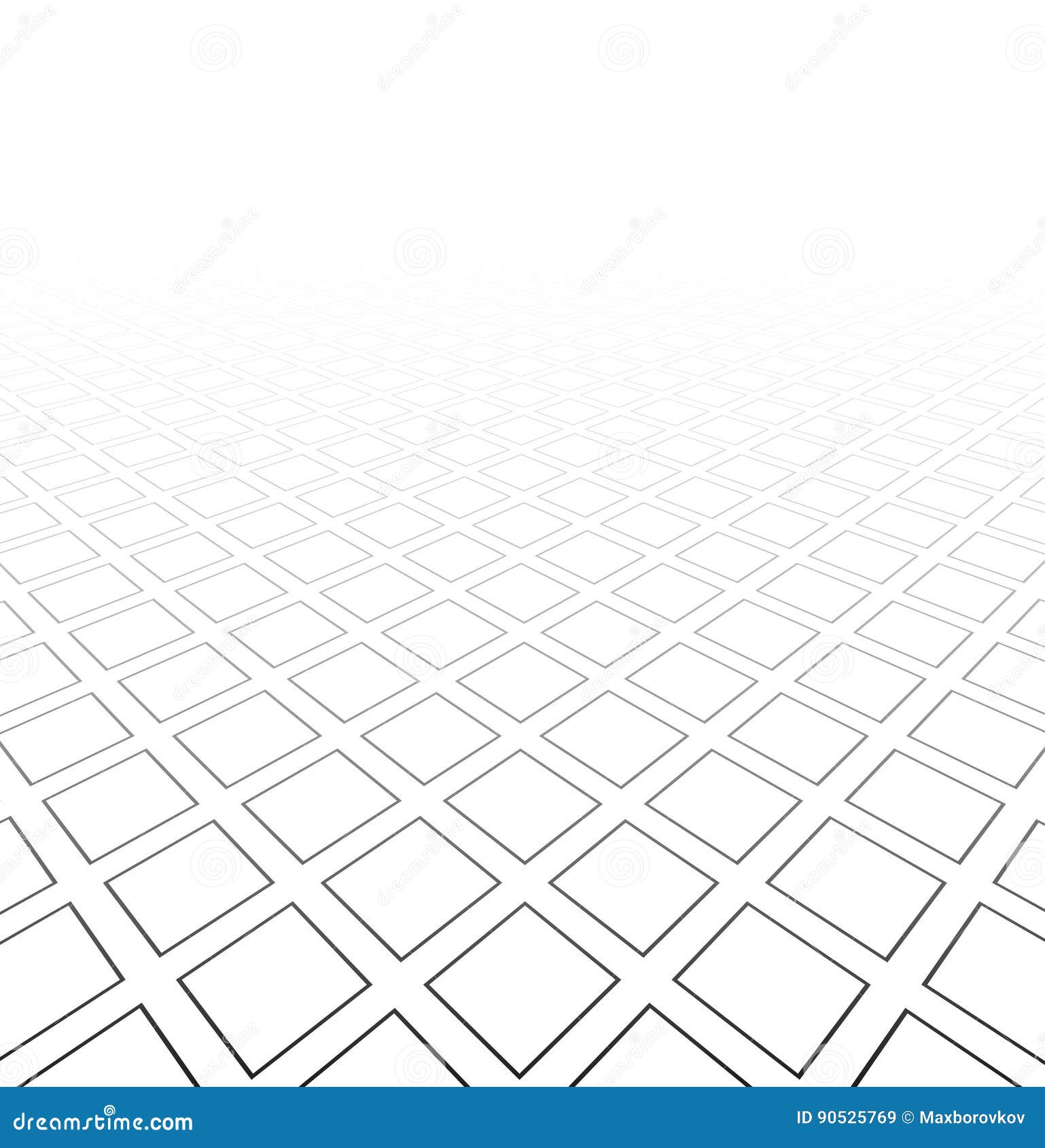 Perspective grid surface. stock vector. Illustration of computer - 90525769