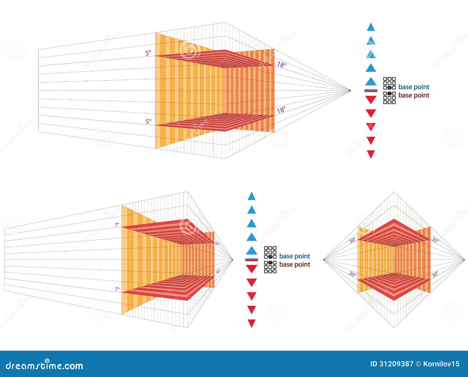 Perspective Grid for Vector Artists (locked Layers) Stock Vector ...