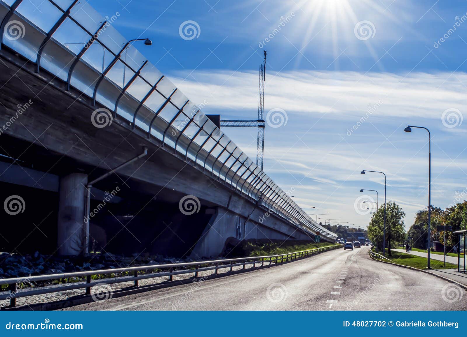 Perspective of Highway Entrance Stock Photo - Image of perspective ...