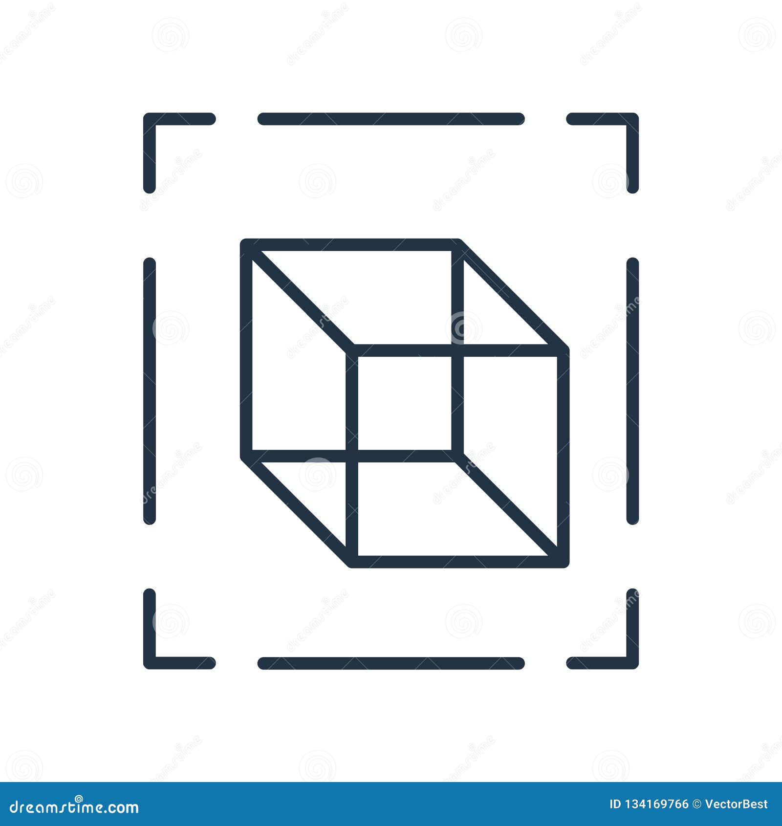 Perspective Icon Vector Isolated on White Background, Perspective Sign ...