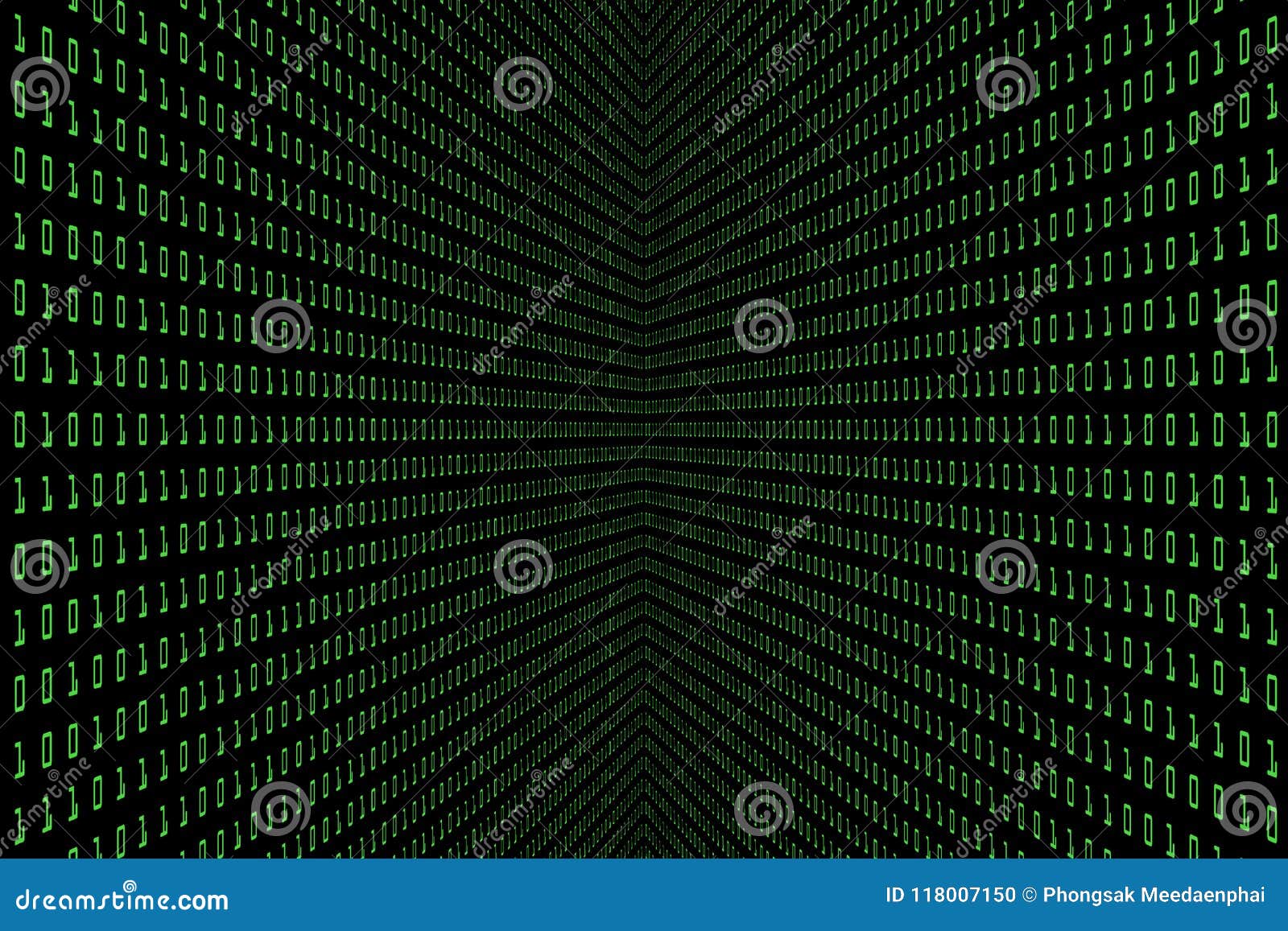 Perspective Image of Technology Digital Dark or Black Background with ...