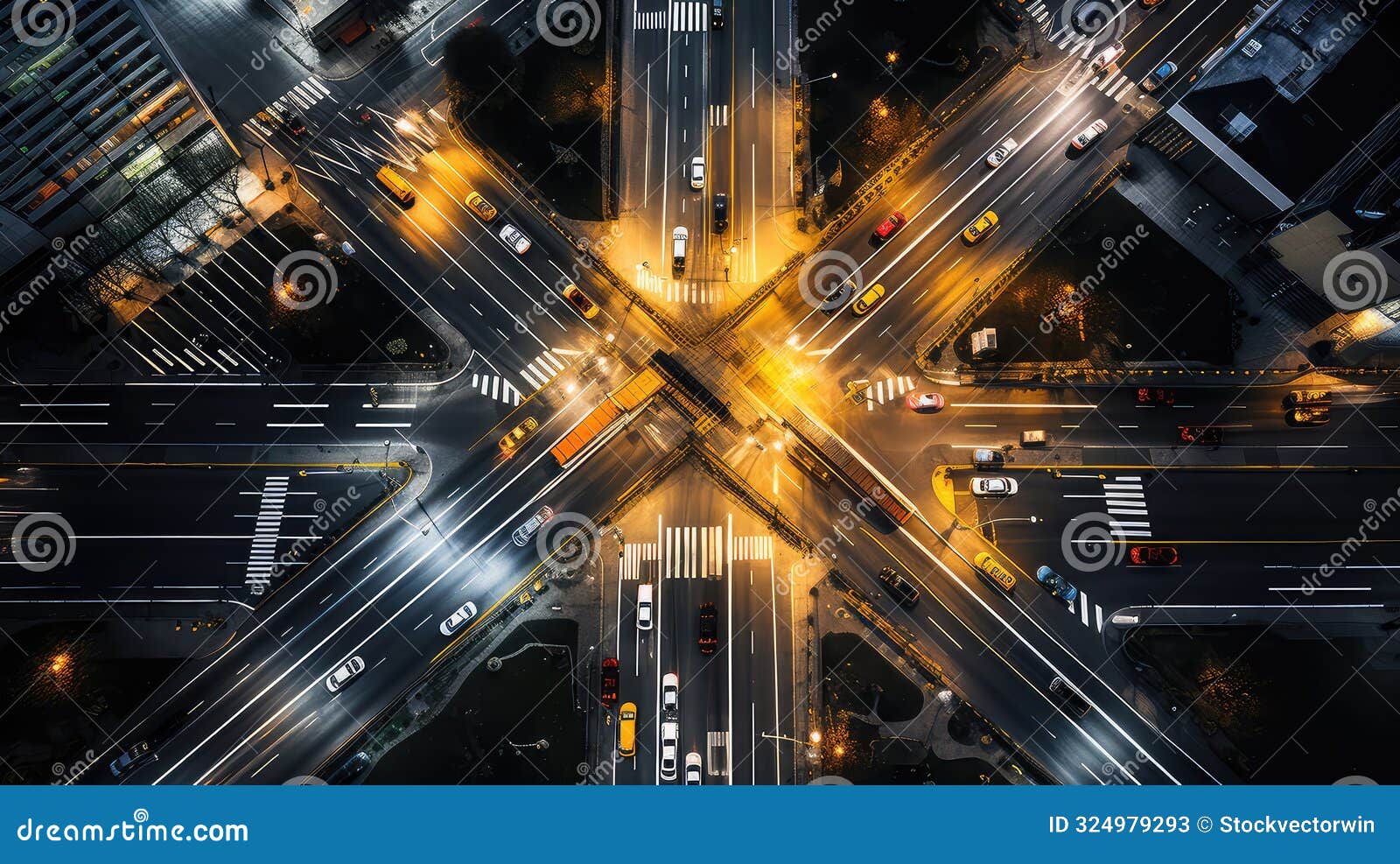 Perspective Intersection Light Stock Illustration - Illustration of ...