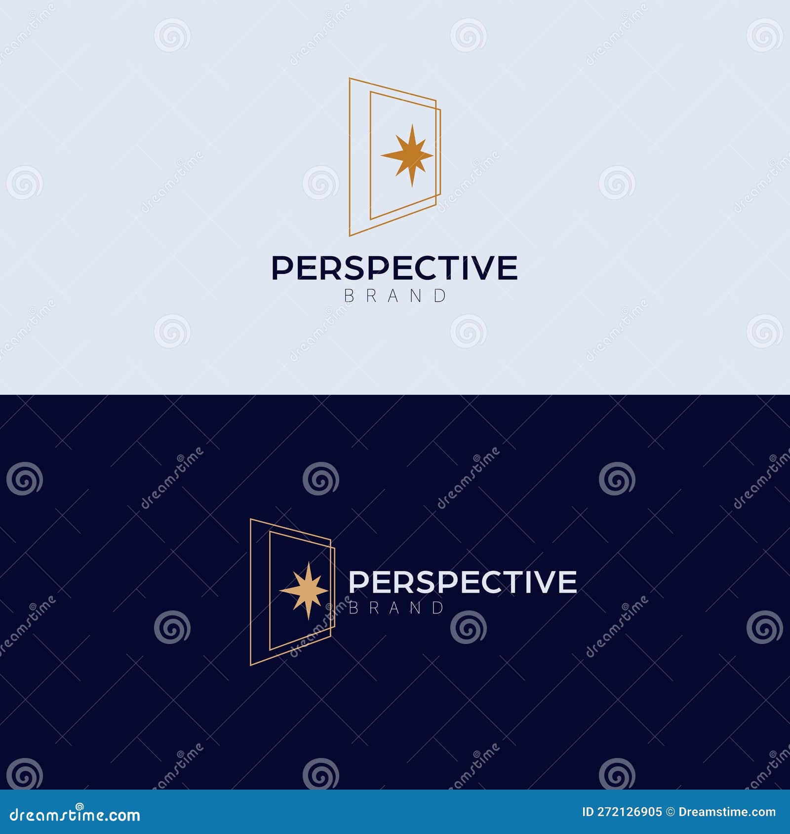 Perspective Logo Design. Star on Window Logo Stock Vector ...