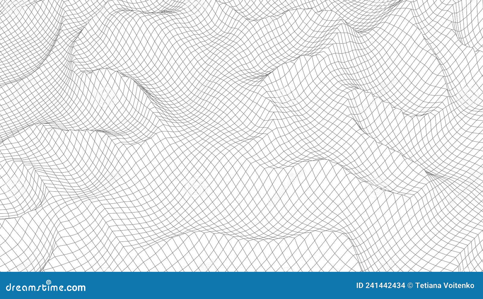 Perspective Mesh Background. Simple Lines on a White Background Stock ...