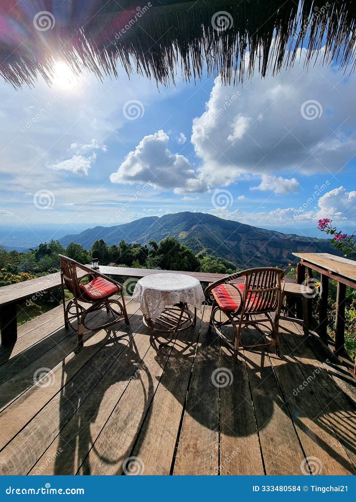 The Perspective of Rattan Chair and Table Set for a Relaxing Corner ...