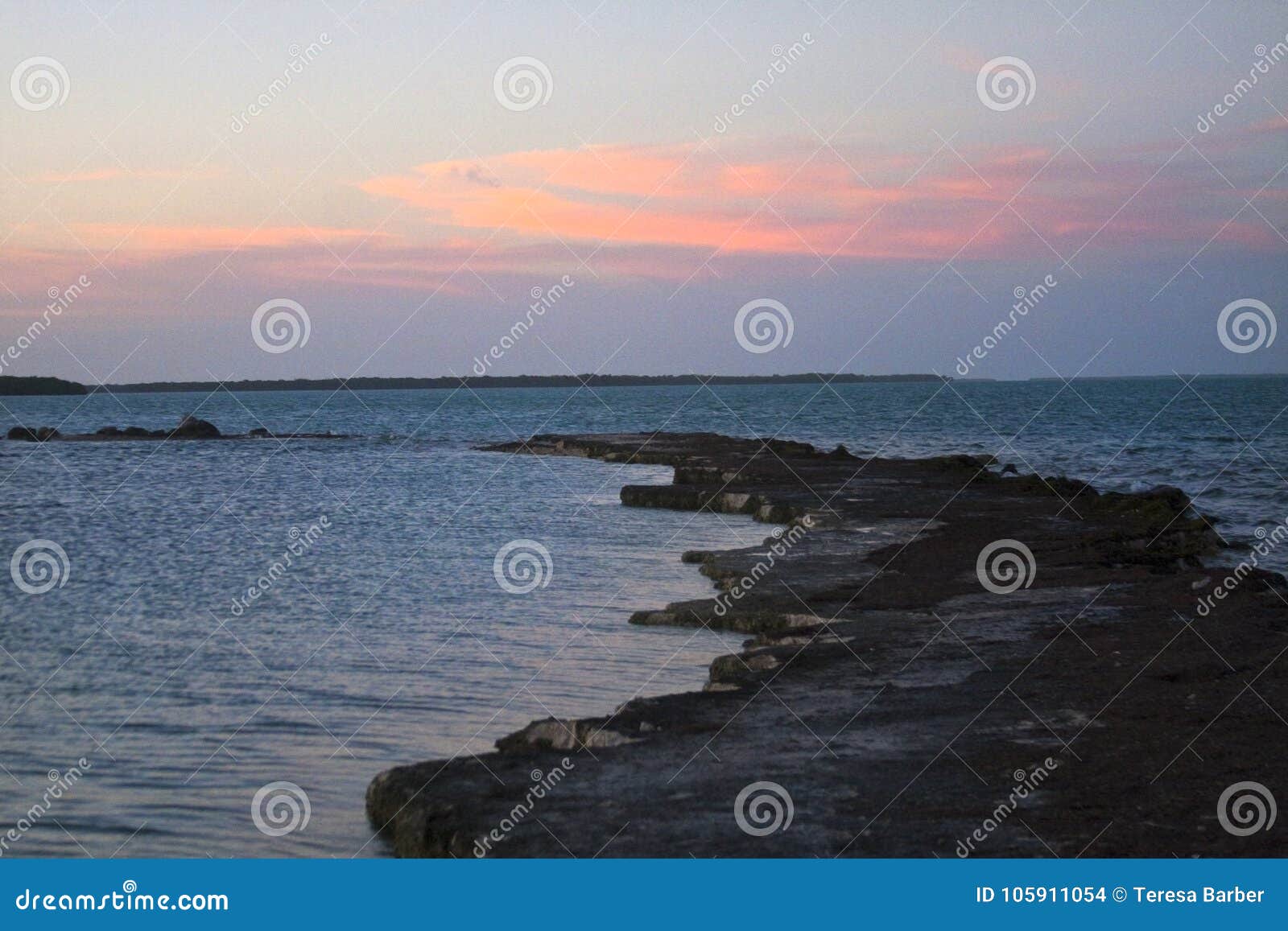Perspective from a Rocky Point in the Florida Keys Stock Photo - Image ...