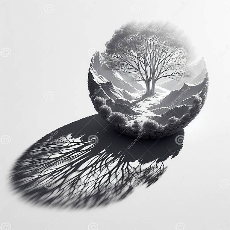 Perspective Shadow a Shadow Effect that is Cast Based on Thep Stock ...