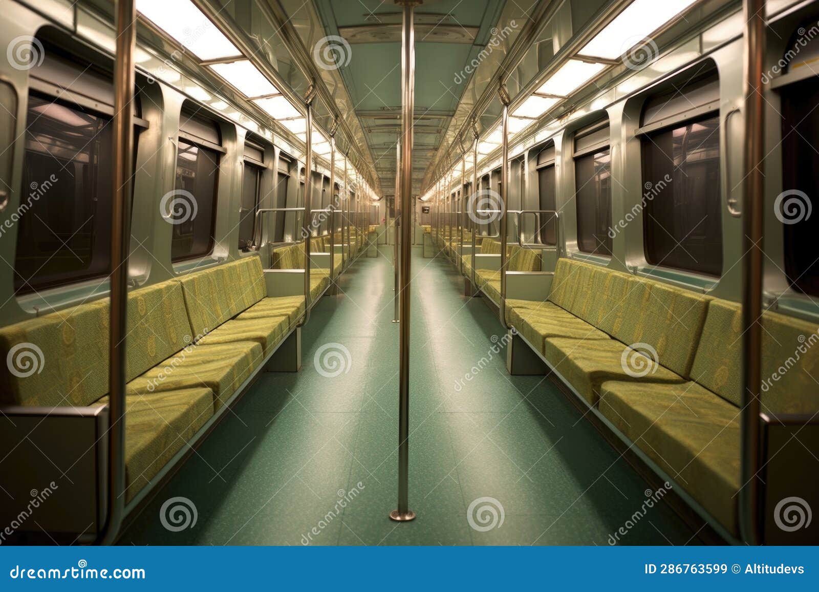 Perspective Shot Of A Long Courthouse Corridor Royalty-Free Stock ...