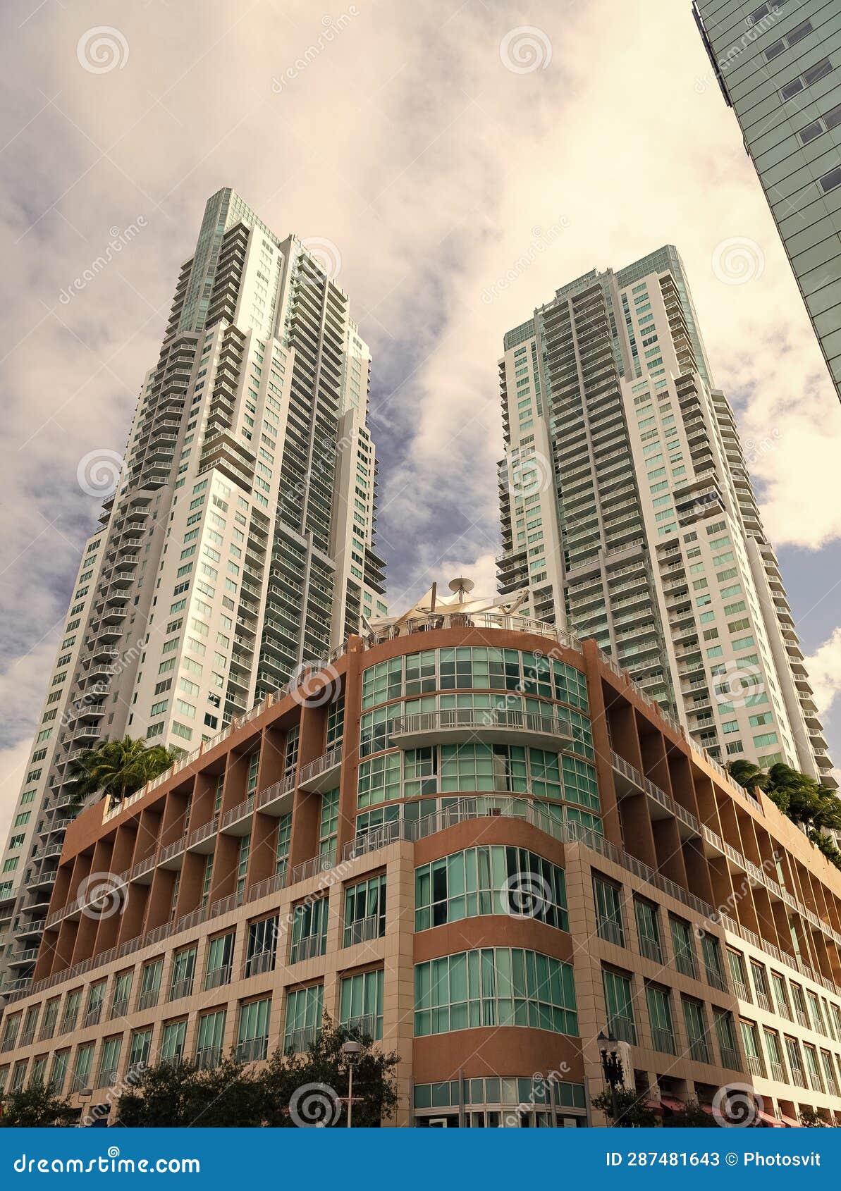 Perspective of Skyscraper. Perspective of Skyscraper Building Stock ...