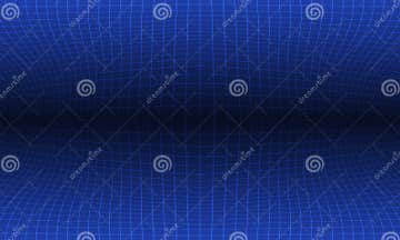 Perspective Synthwave Grid with Depth of Field Effect. Abstract ...