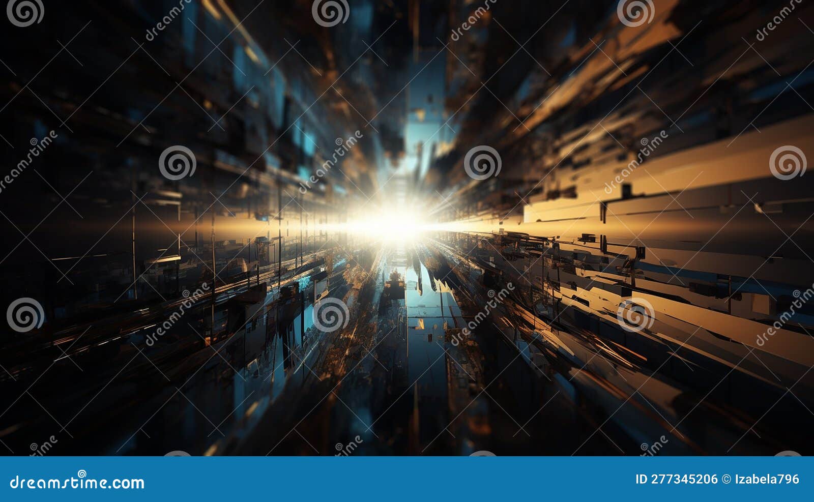 Perspective techno design. stock illustration. Illustration of ...