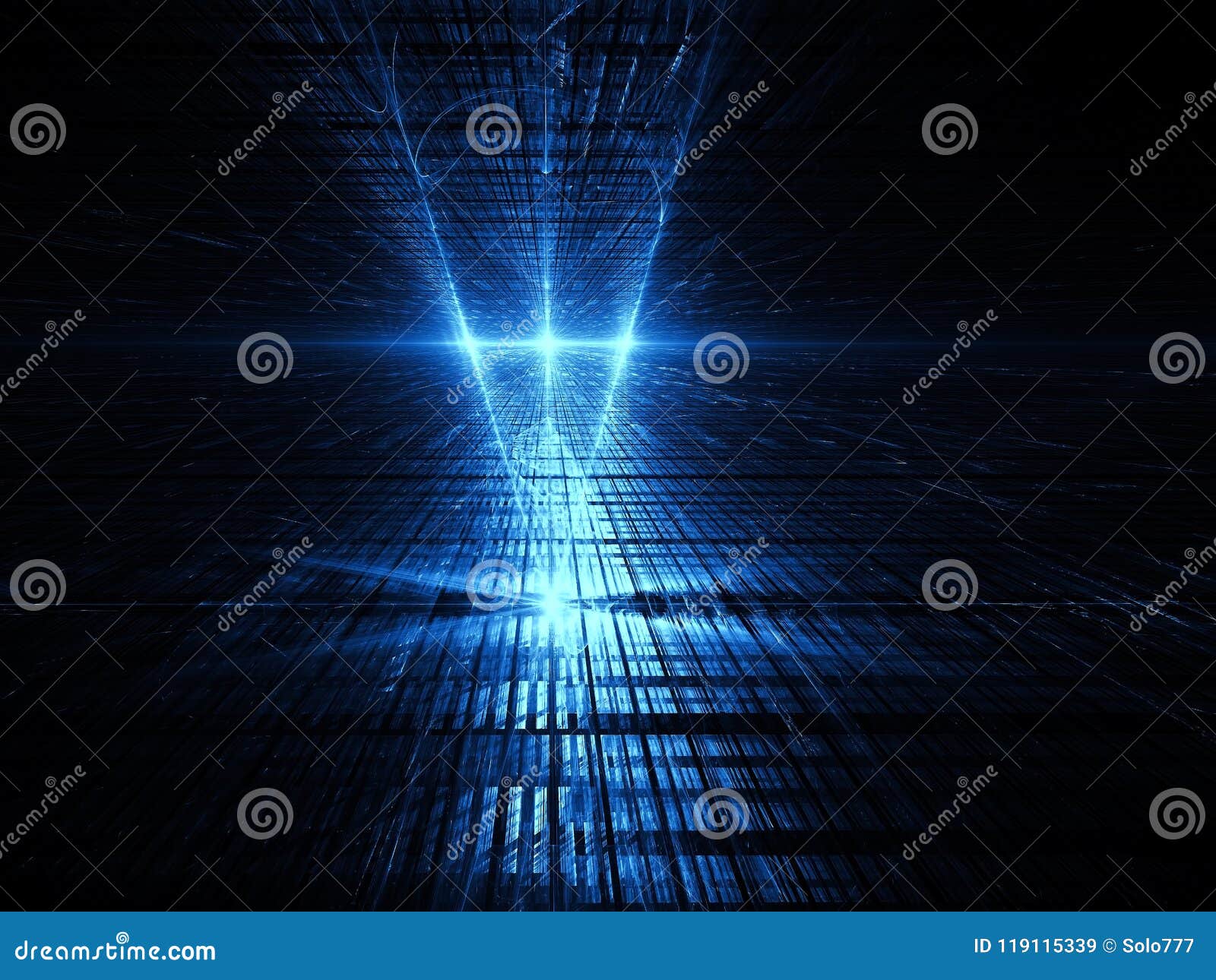Perspective Technology Background - Abstract Digitallu Generated Stock ...