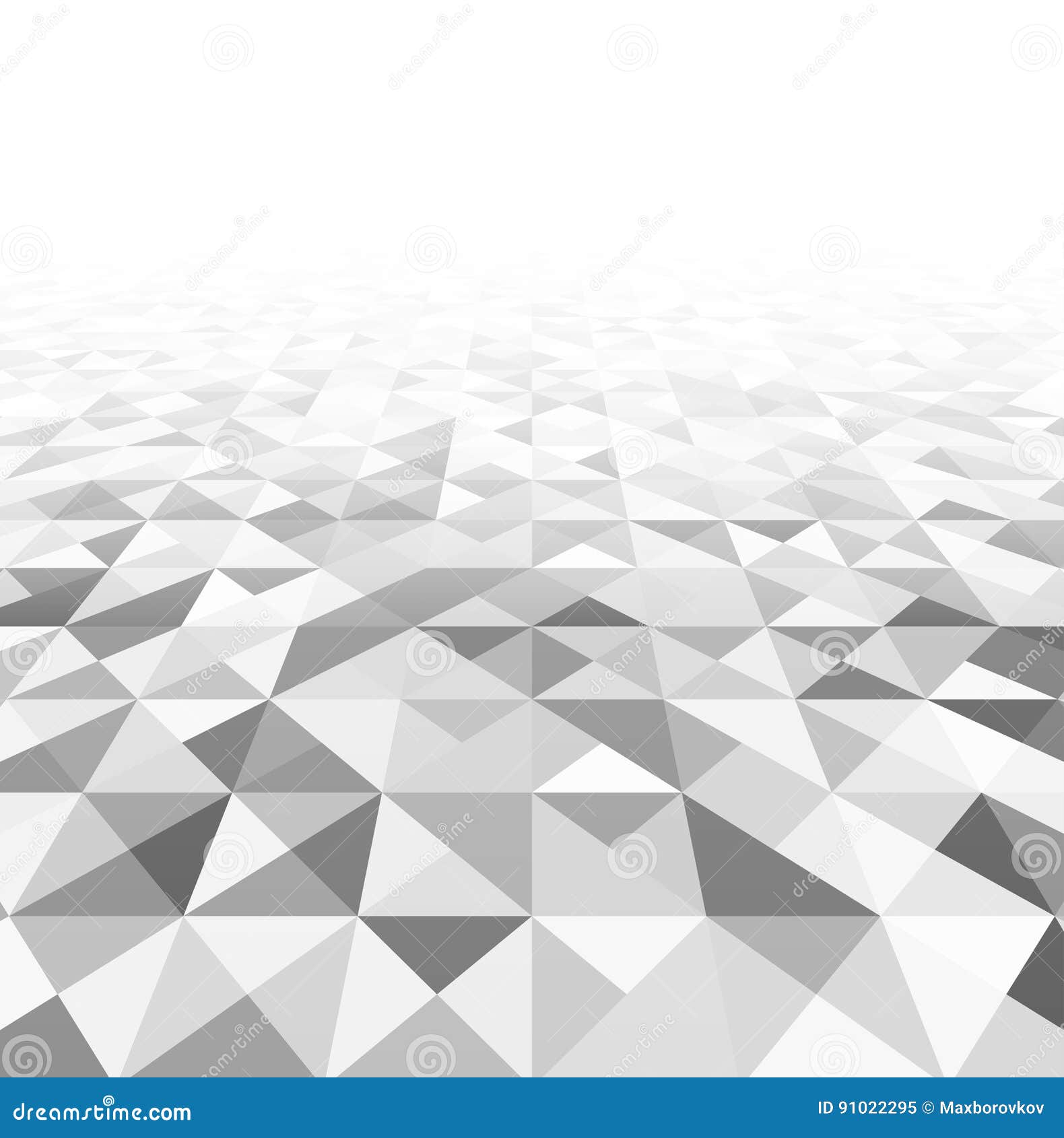 Triangular Perspective Surface On Cardboard. CMYK Colors Vector ...