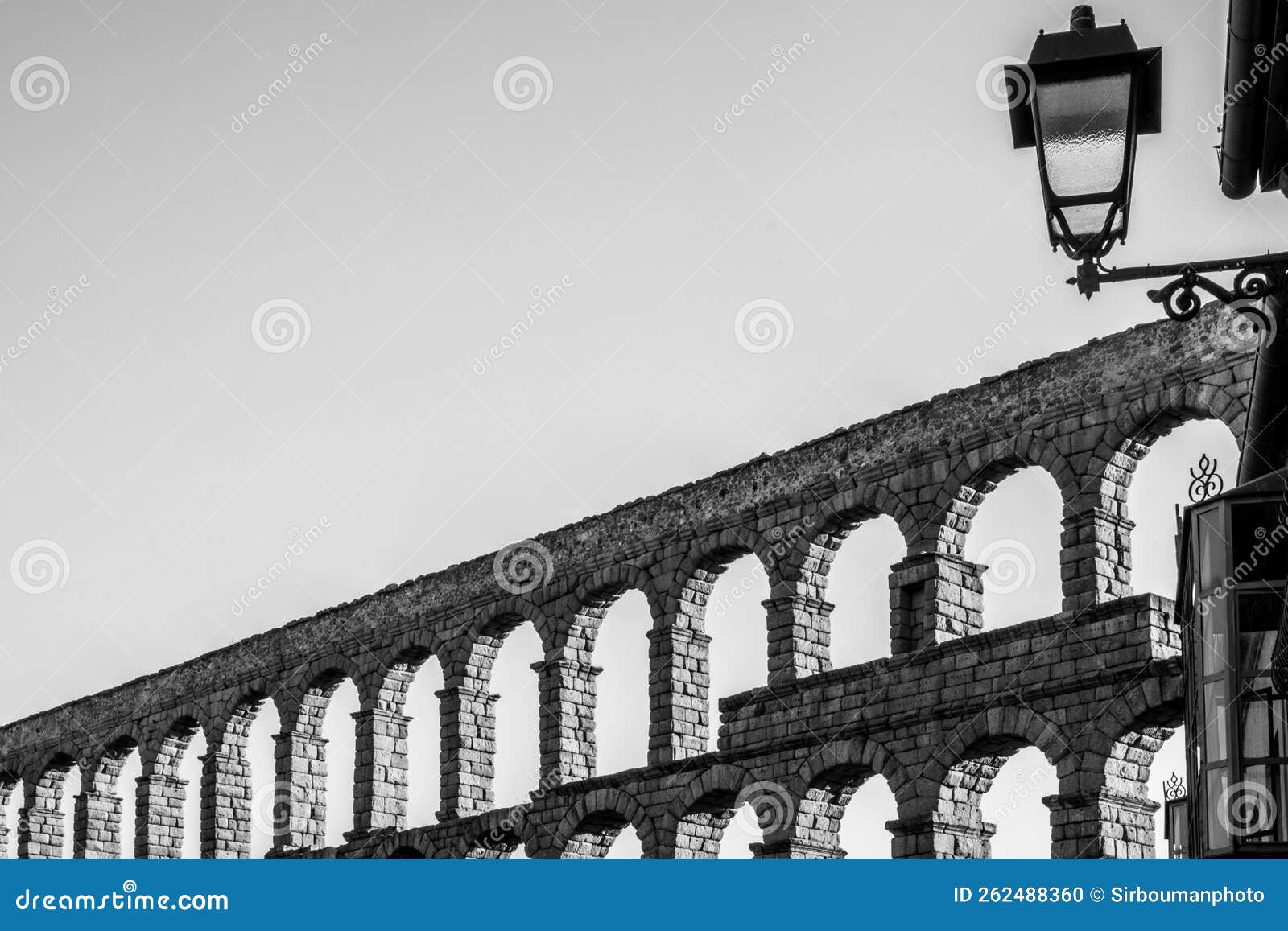 From a Perspective with a Vanishing Point of the Arches of the Segovia ...