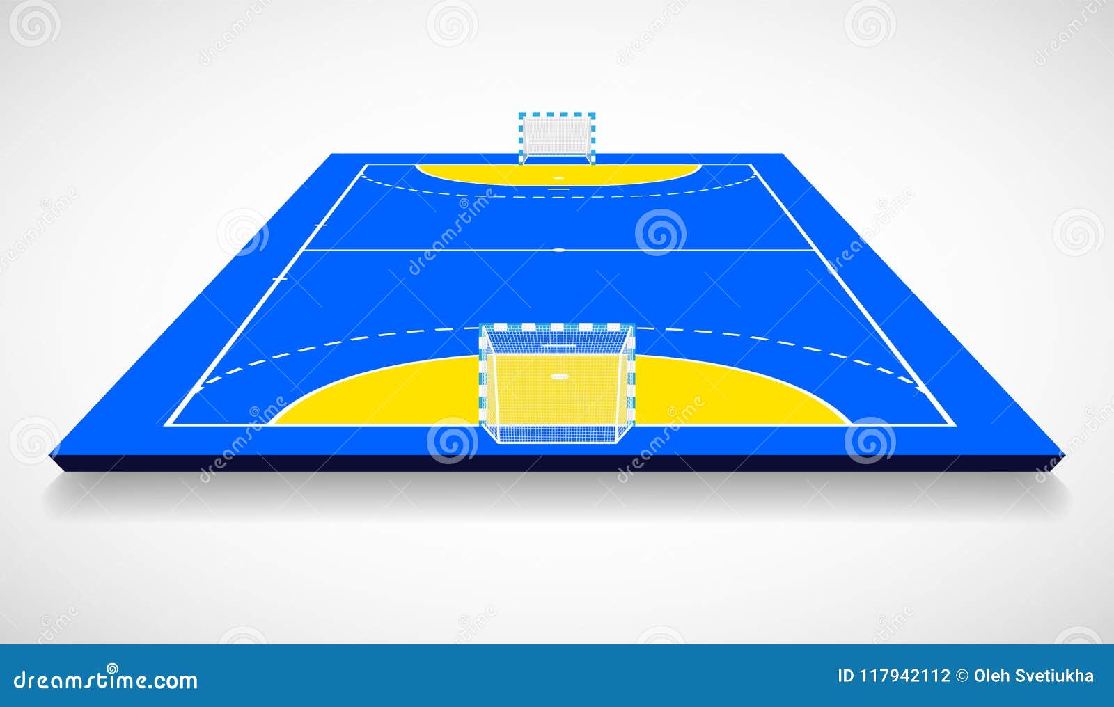 Illustration Of Handball Court Cartoon Vector | CartoonDealer.com #78202533