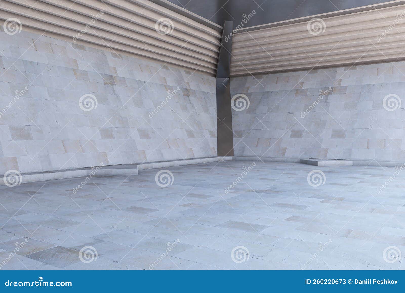 Perspective View On Blank Stone Tiles Floor For Your Product ...