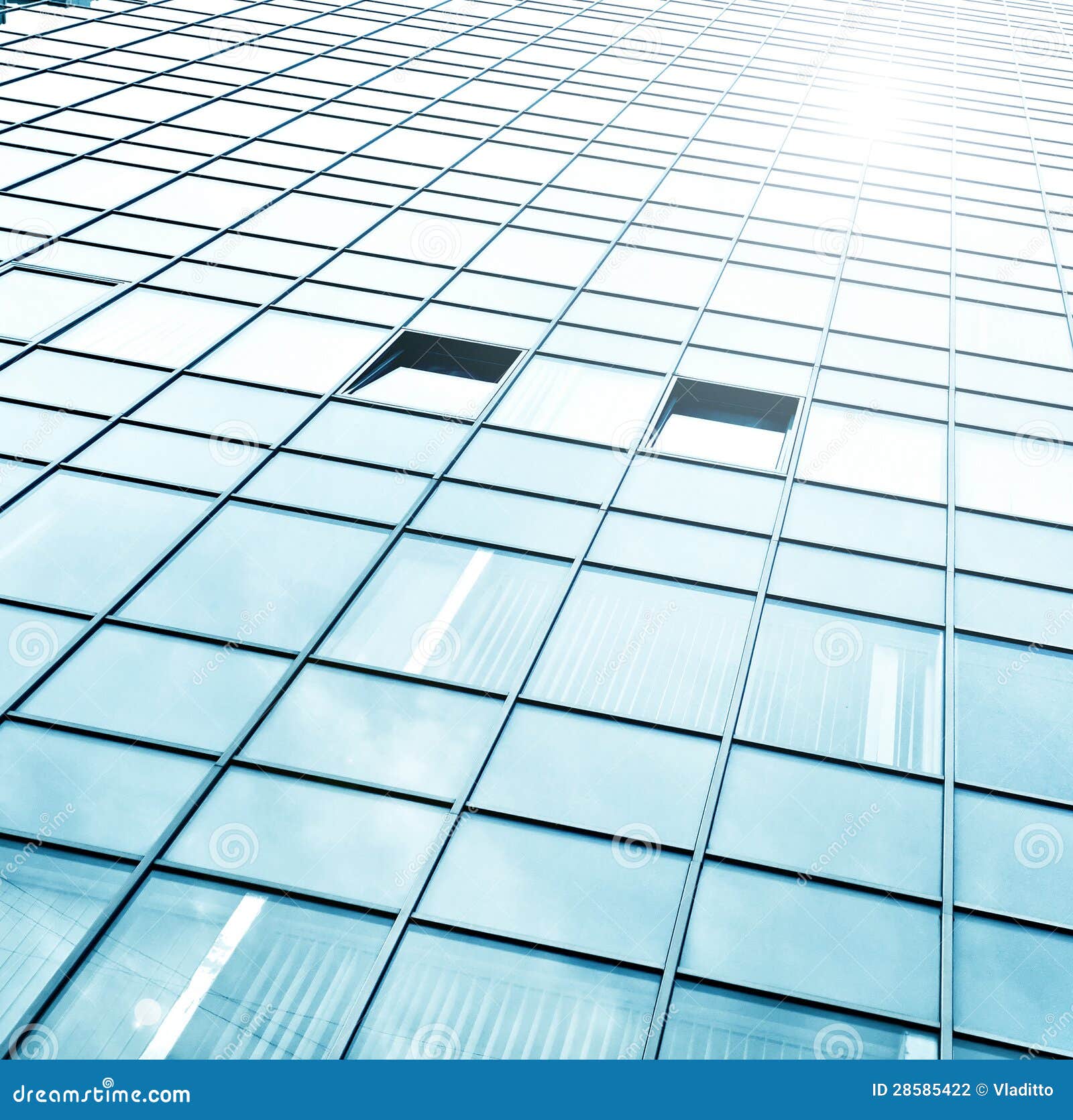 Perspective View of Building Stock Photo - Image of frame, framework ...