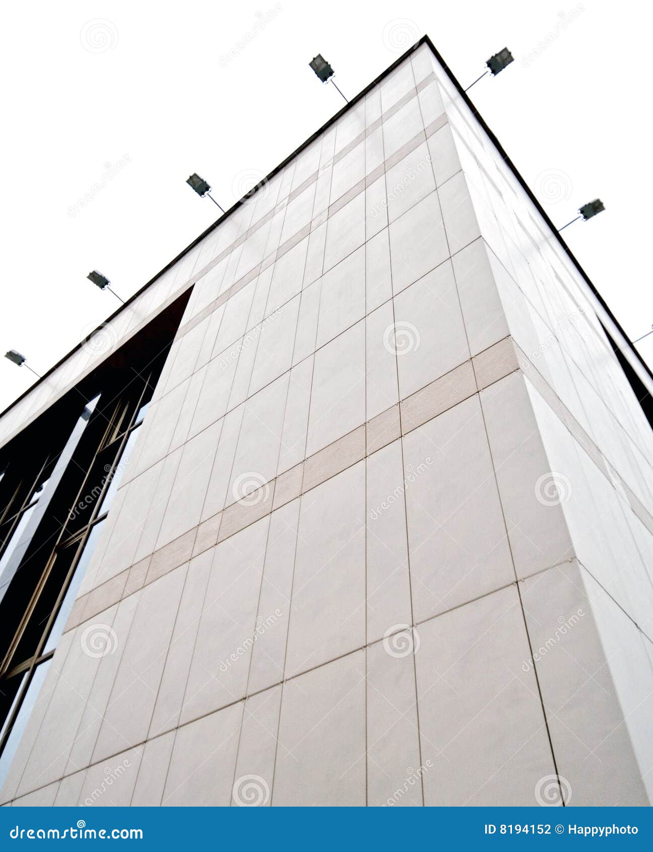 Perspective View of Corporate Building Stock Photo - Image of tile ...