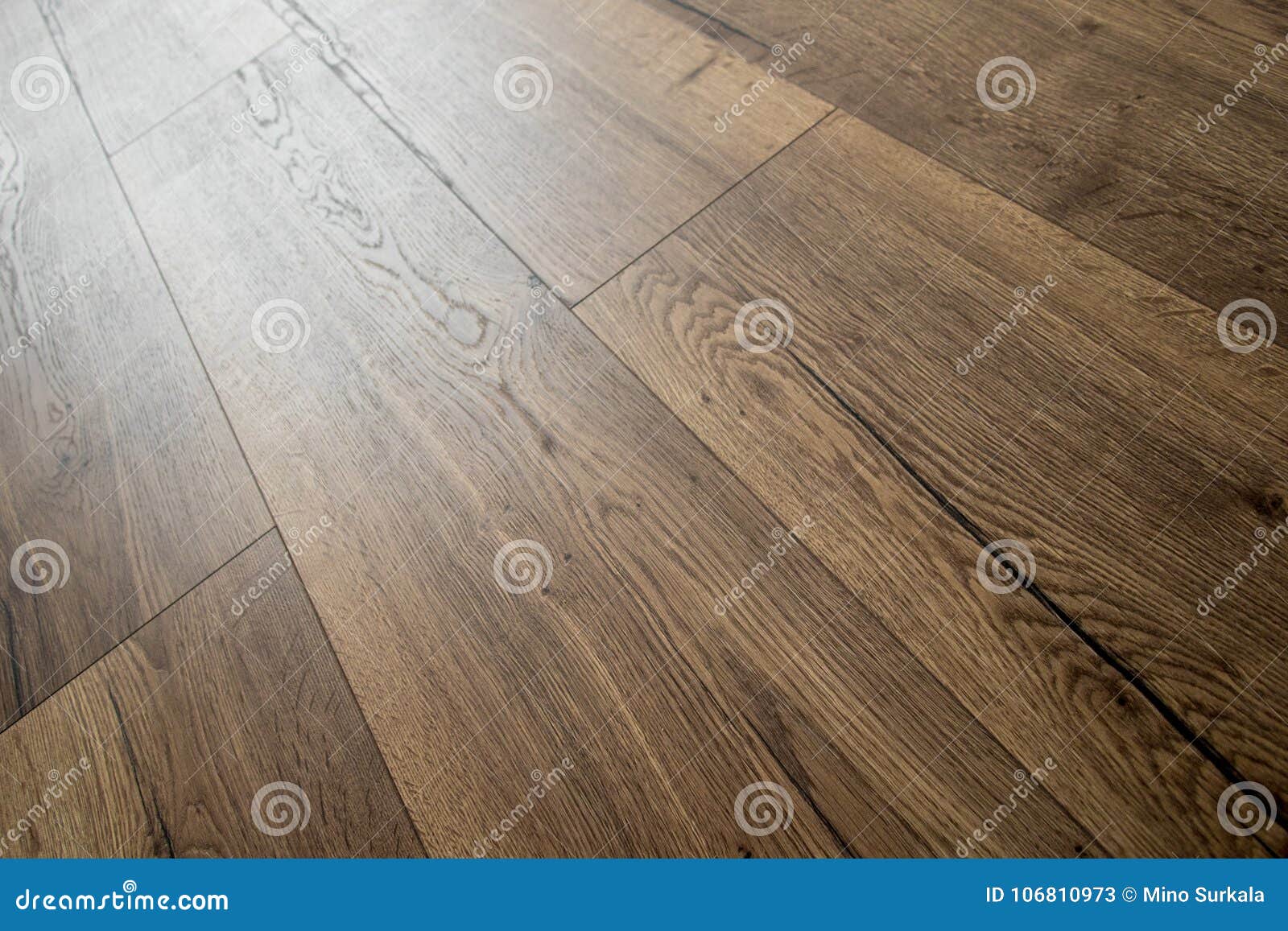 Perspective View of Dark Brown Mocca Oak Floor Tiles Stock Image ...