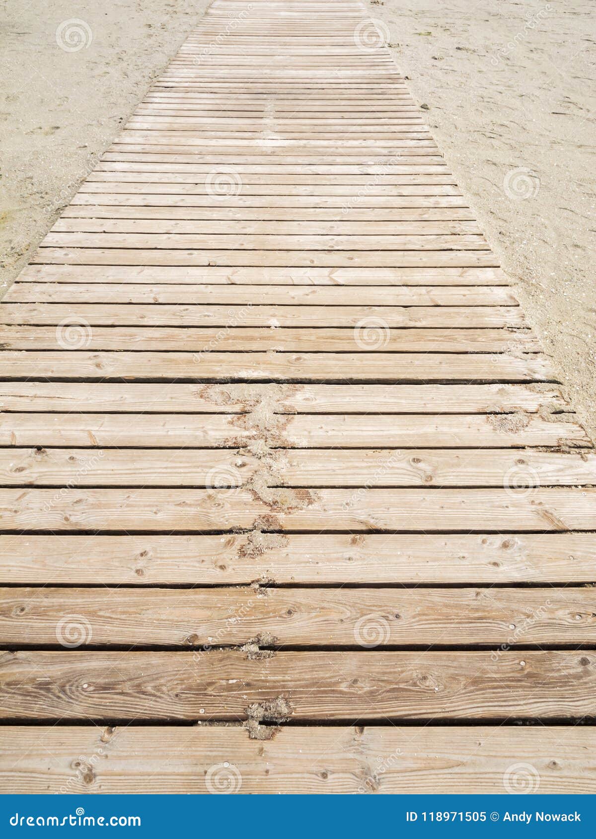 Wood path on the beach stock image. Image of quiet, oute - 118971505